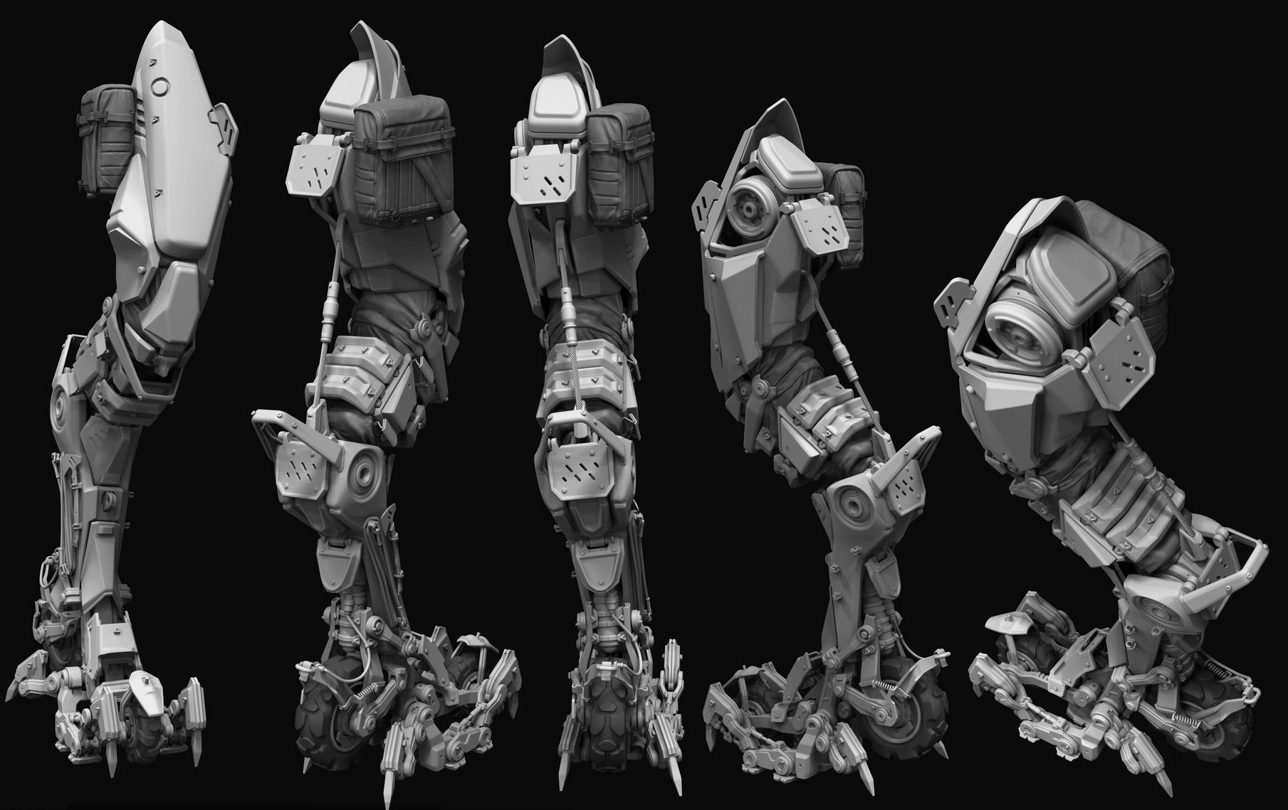 Highpoly Battle Mech 3D model | CGTrader