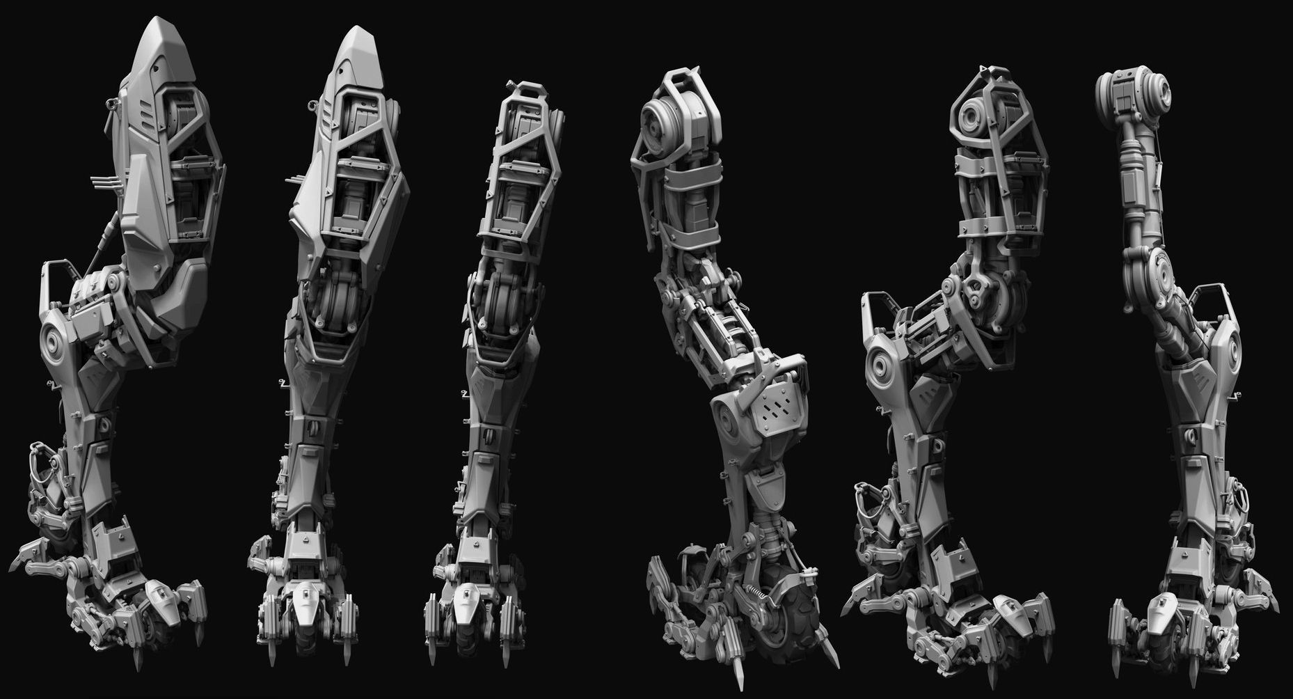 Highpoly Battle Mech 3D model | CGTrader