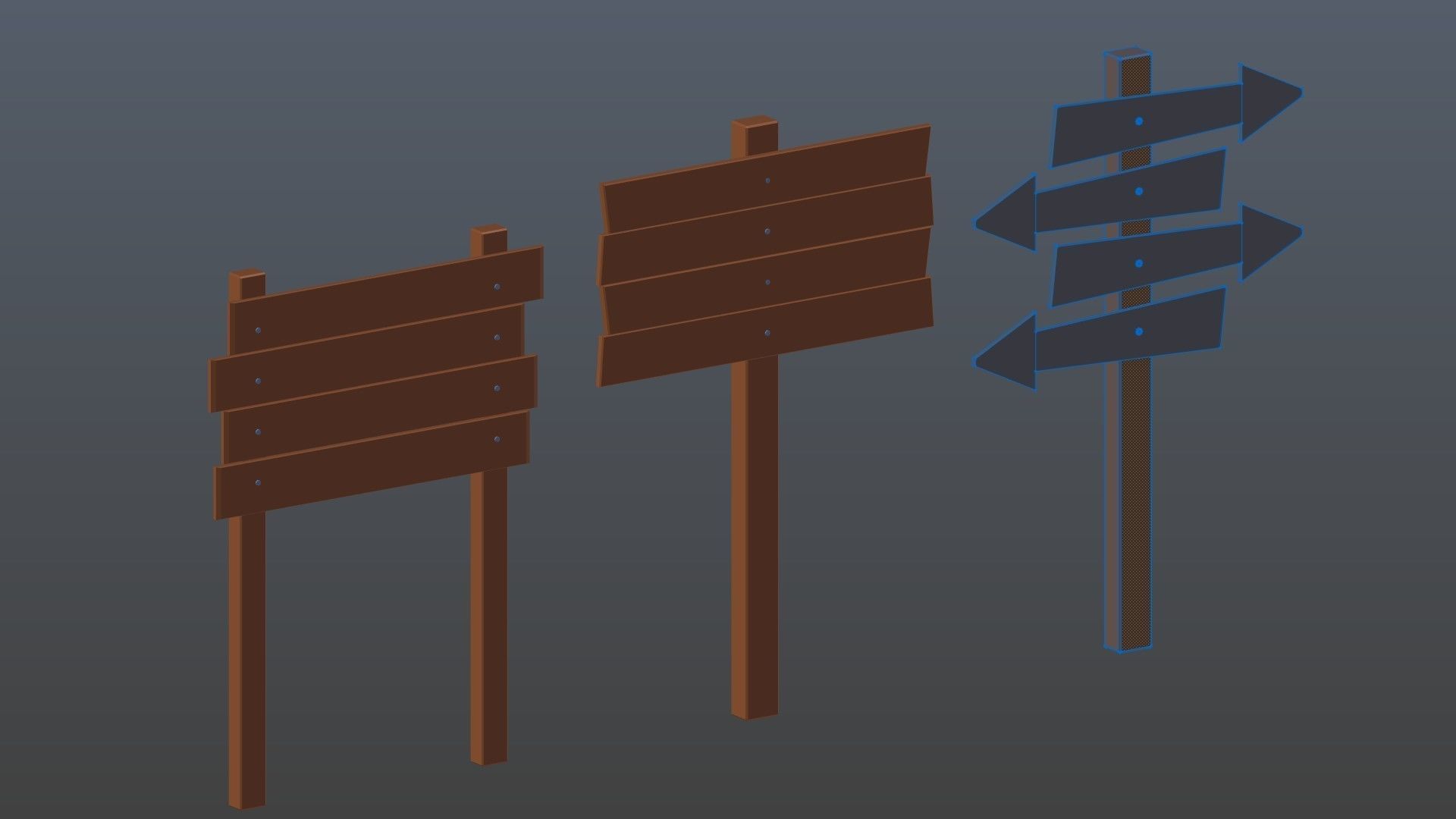 3D model Low poly pointers 2 VR / AR / low-poly | CGTrader