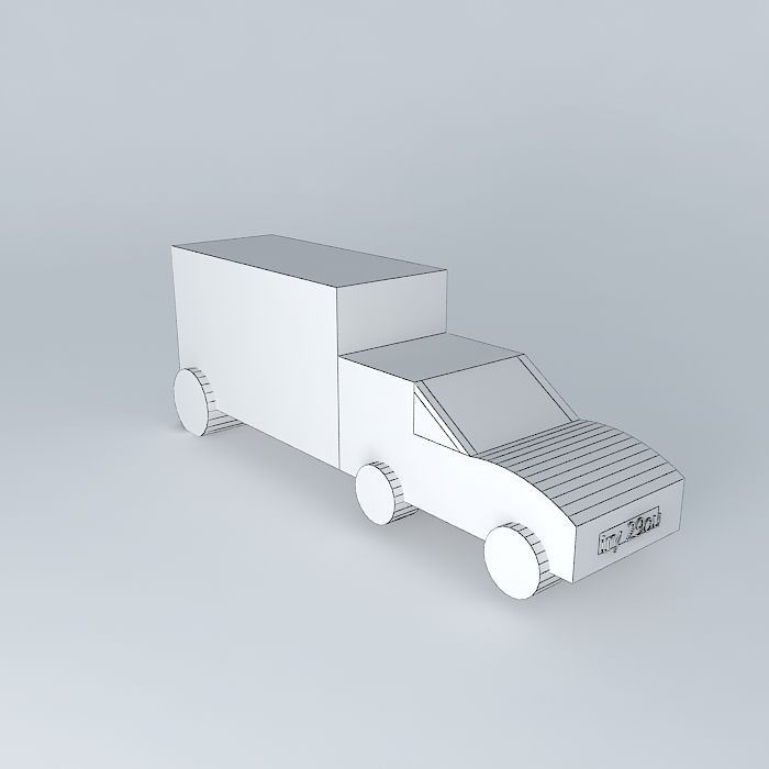 transport truck free 3D model | CGTrader