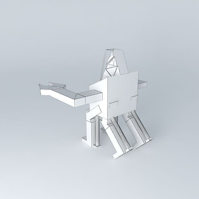 scrap bot free 3D model | CGTrader