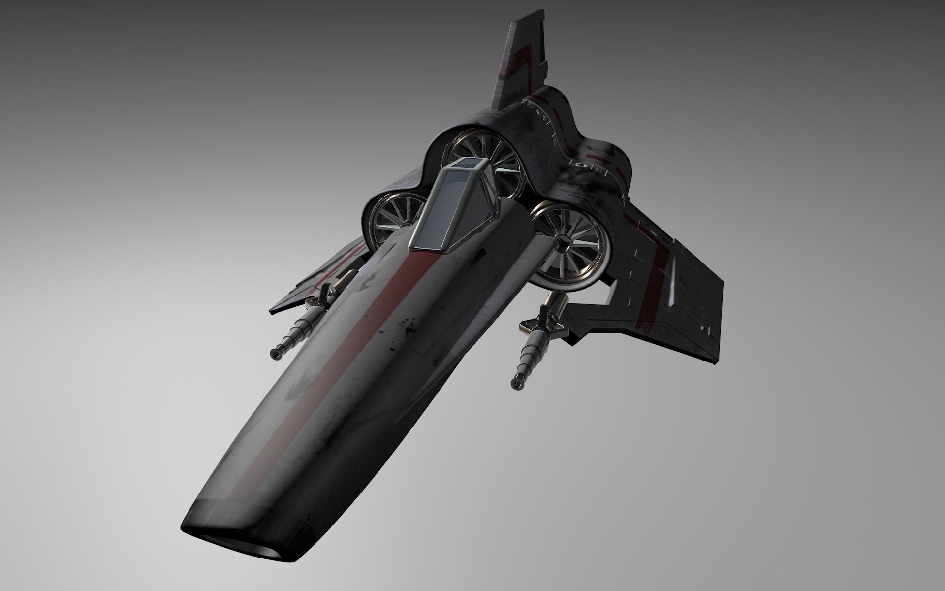 Viper MK IV fighter Star Wars 3D model | CGTrader