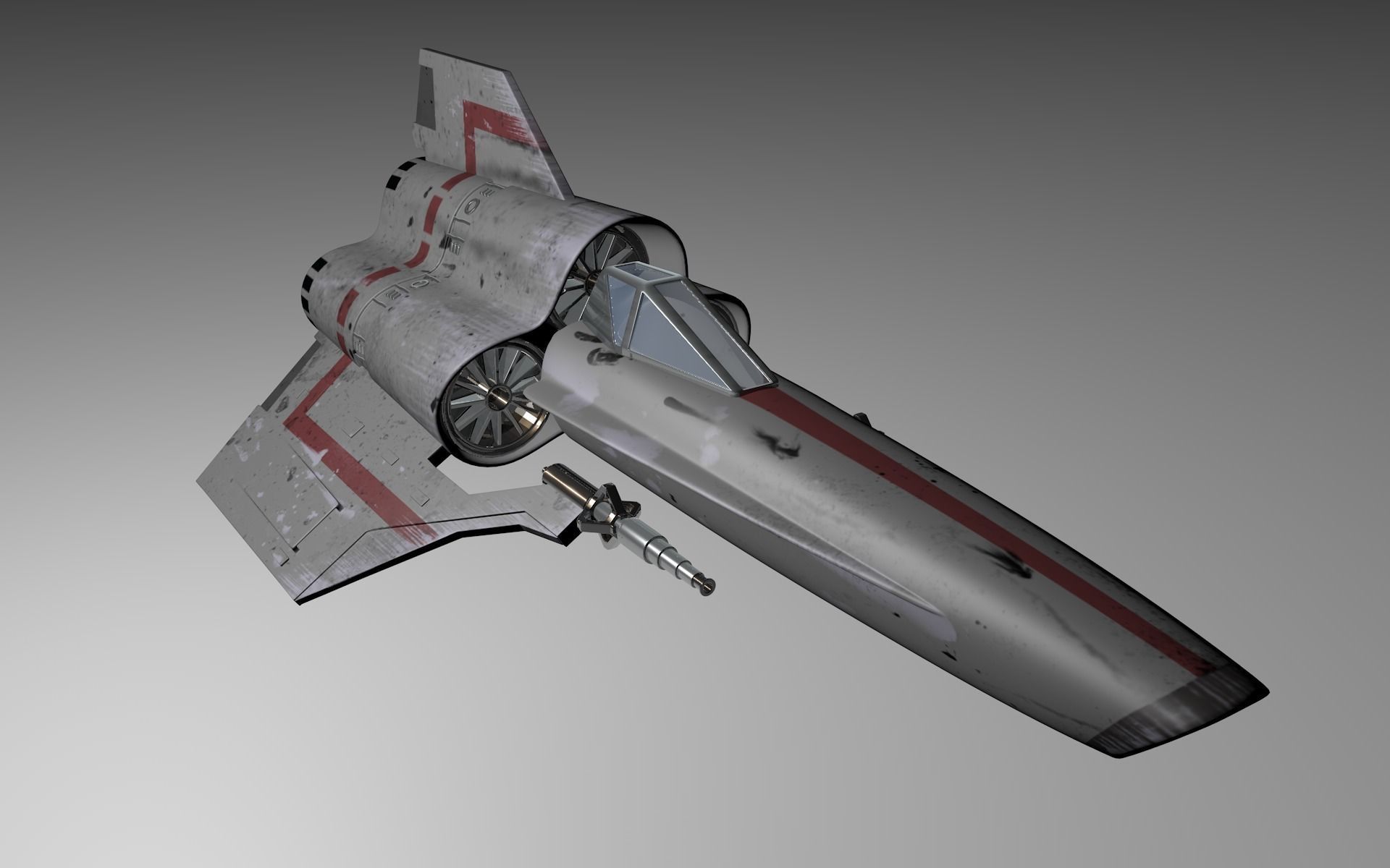 Viper MK IV fighter Star Wars 3D model | CGTrader