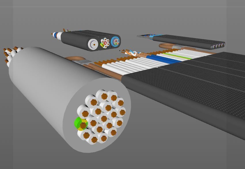 Cable Elevator Core 3D model | CGTrader