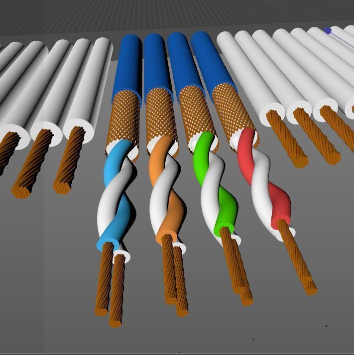 Cable Elevator Core 3D model | CGTrader