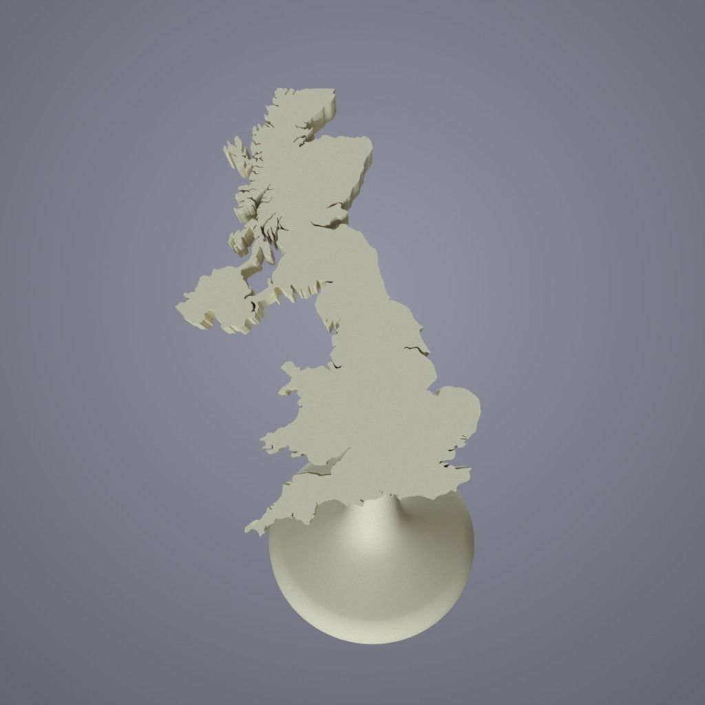 Little United Kingdom 3D model 3D printable | CGTrader