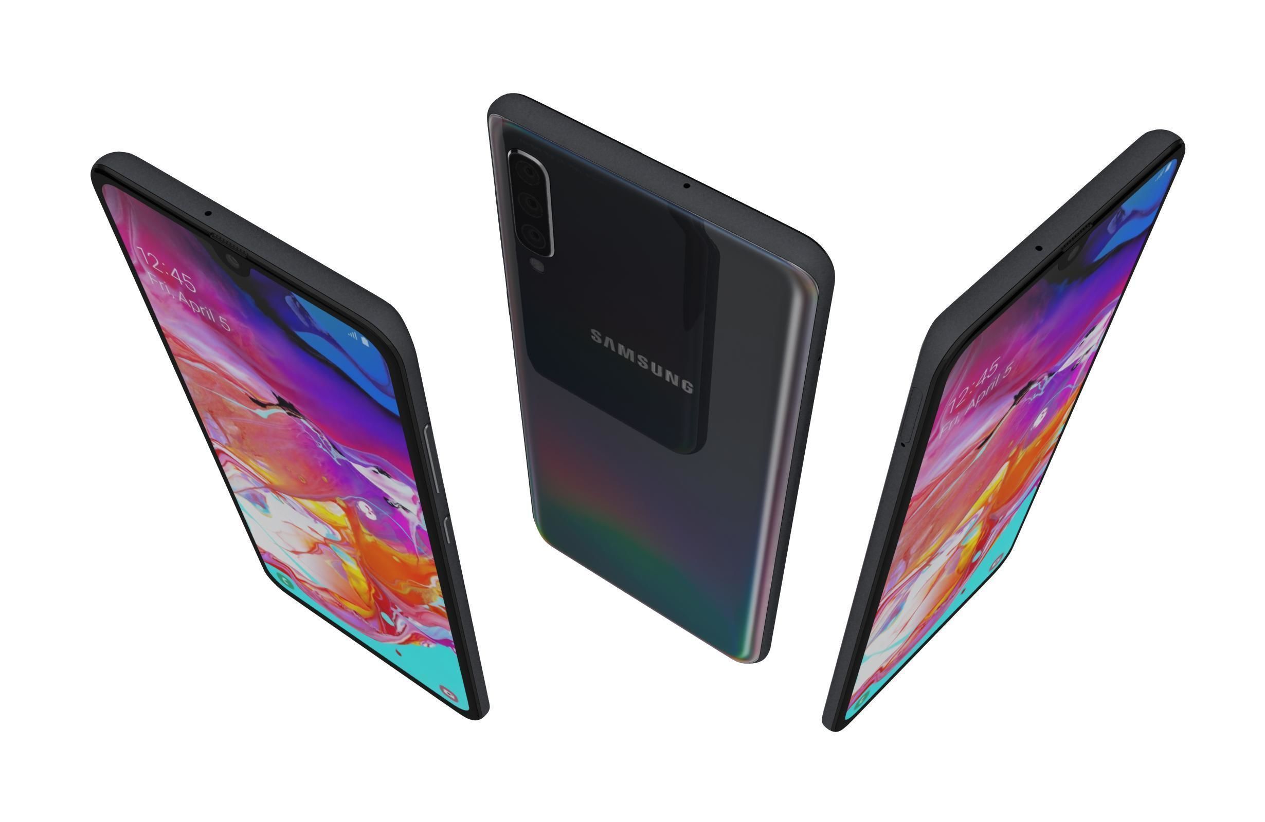 Samsung Galaxy A70 All Colors 3D model | CGTrader