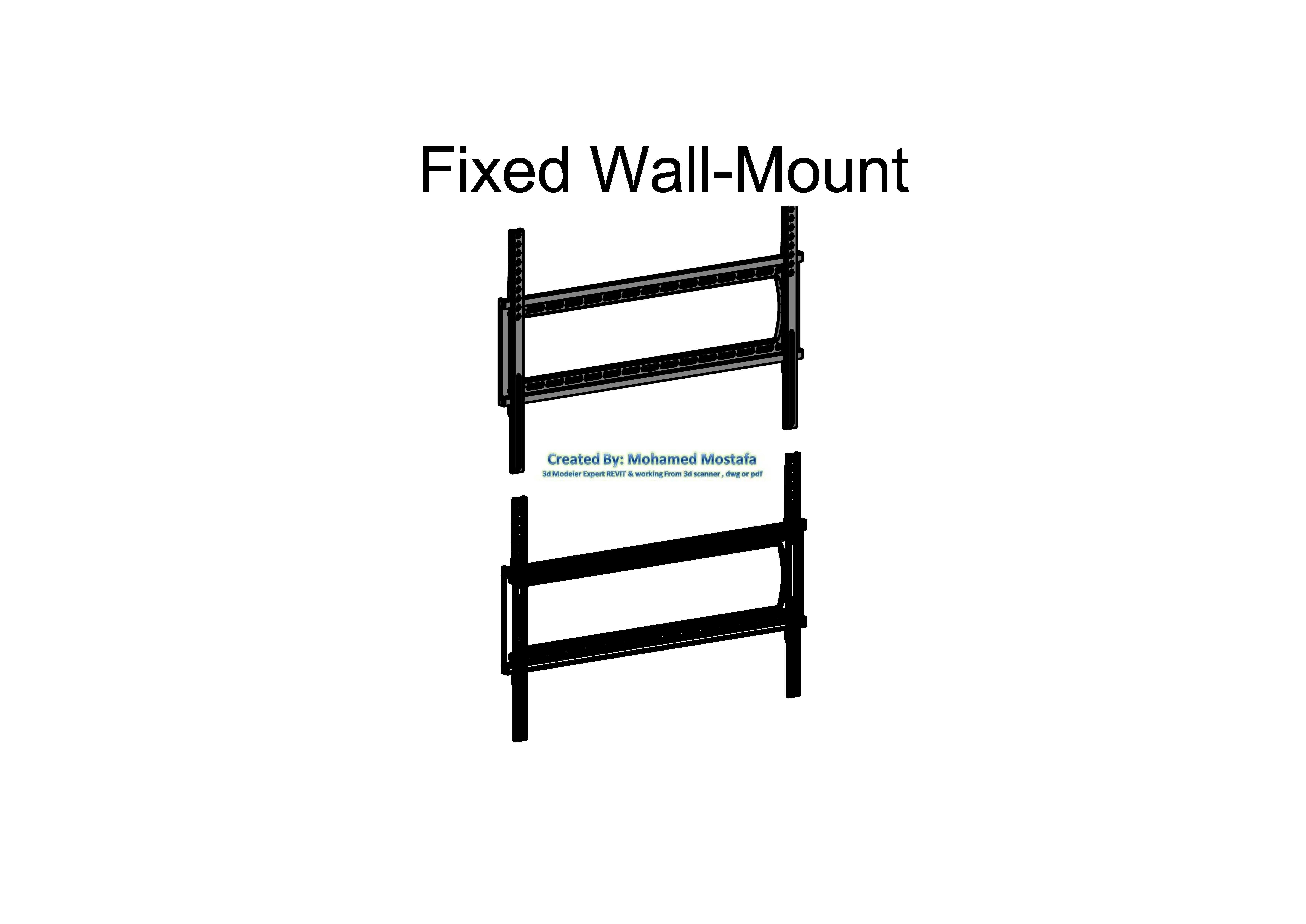 Display Wall - Floor - Ceiling Mount Revit Families 2015 3D model ...