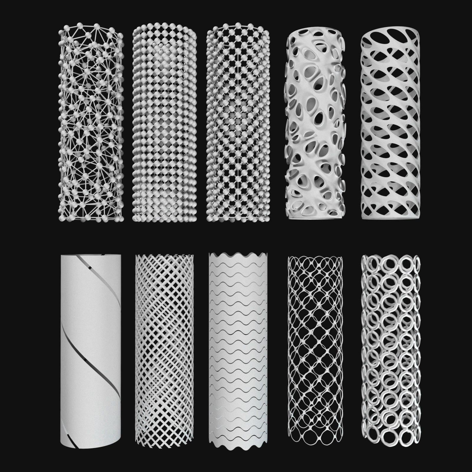 Tubes free 3D model | CGTrader