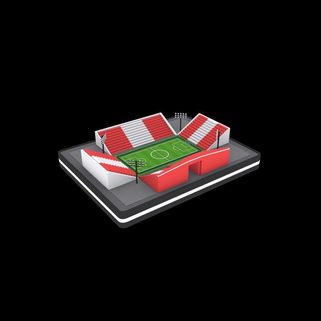3D model Stadium low poly pack VR / AR / low-poly | CGTrader