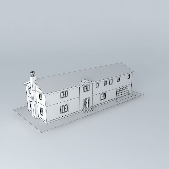 Modular house free 3D model | CGTrader