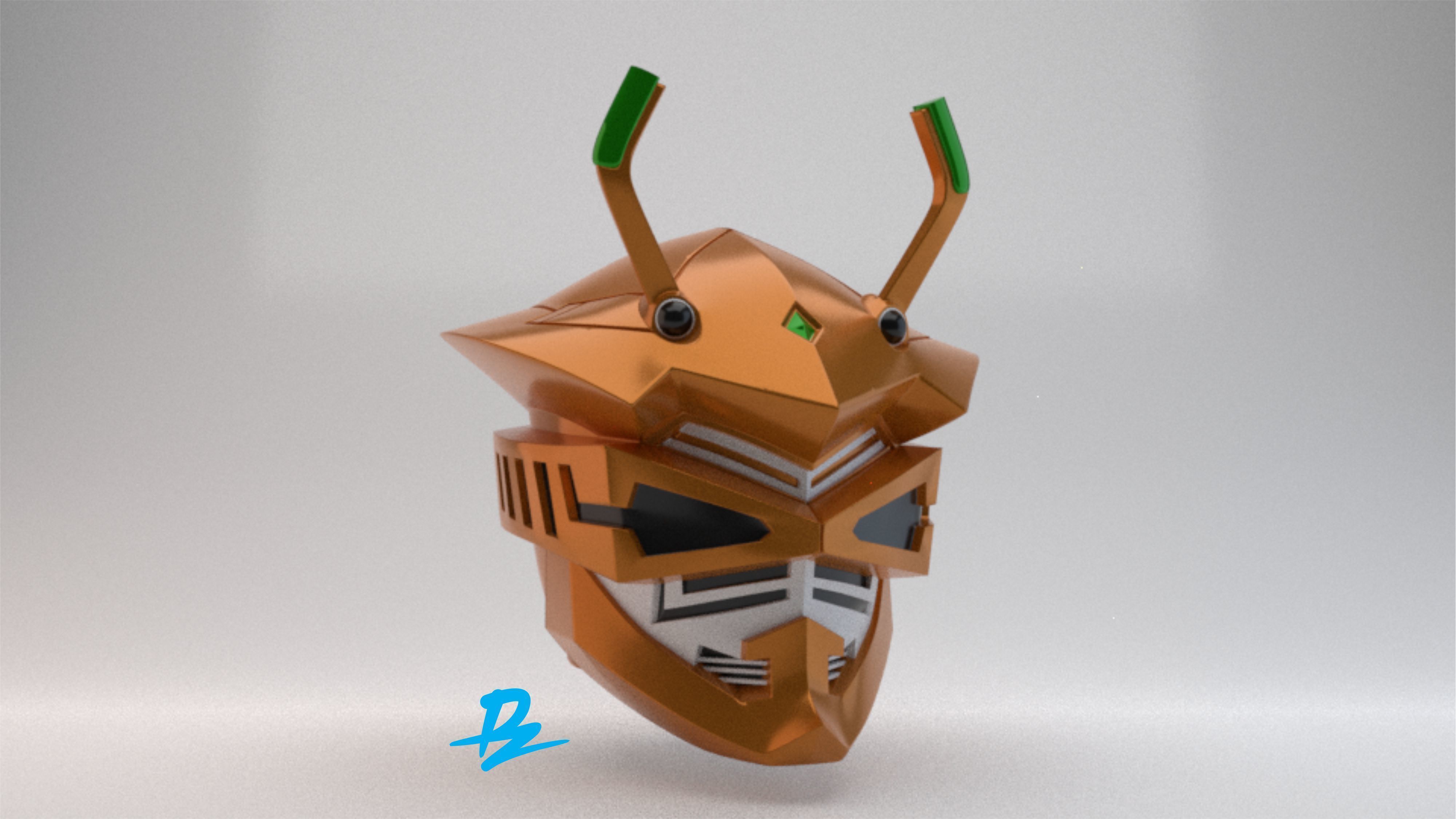 Mask Kamen Rider Scissors 3D model 3D printable | CGTrader