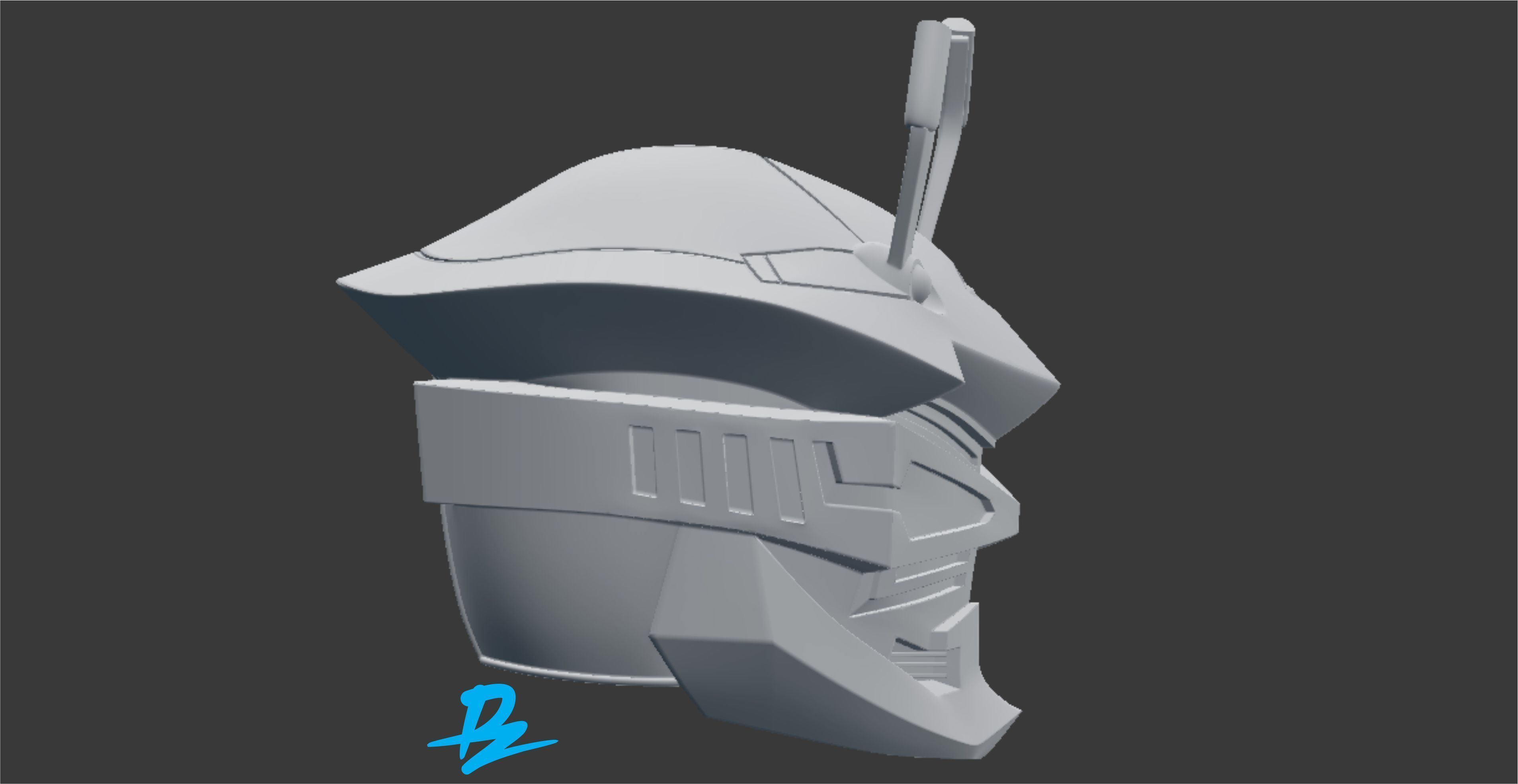 Mask Kamen Rider Scissors 3D model 3D printable | CGTrader