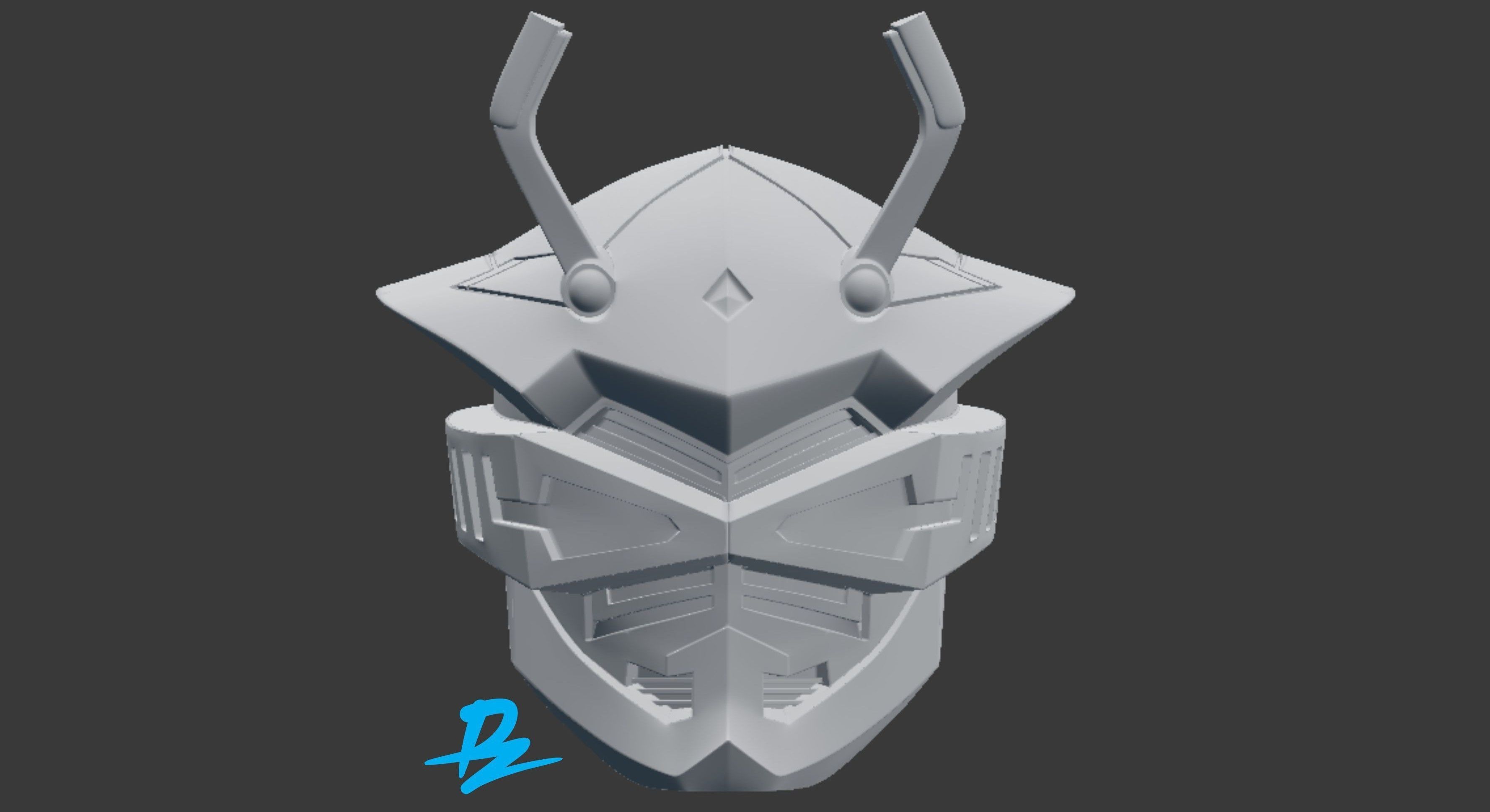 Mask Kamen Rider Scissors 3D model 3D printable | CGTrader