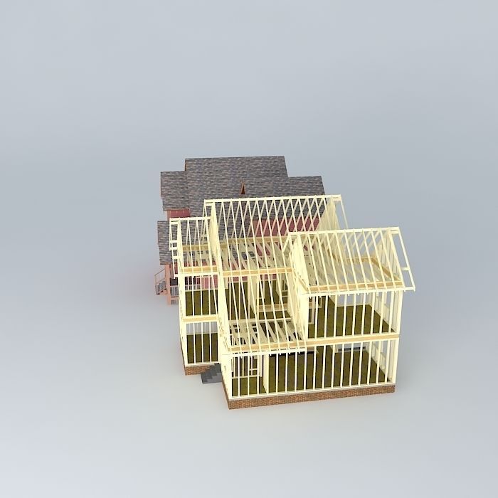 House and framing free 3D model | CGTrader