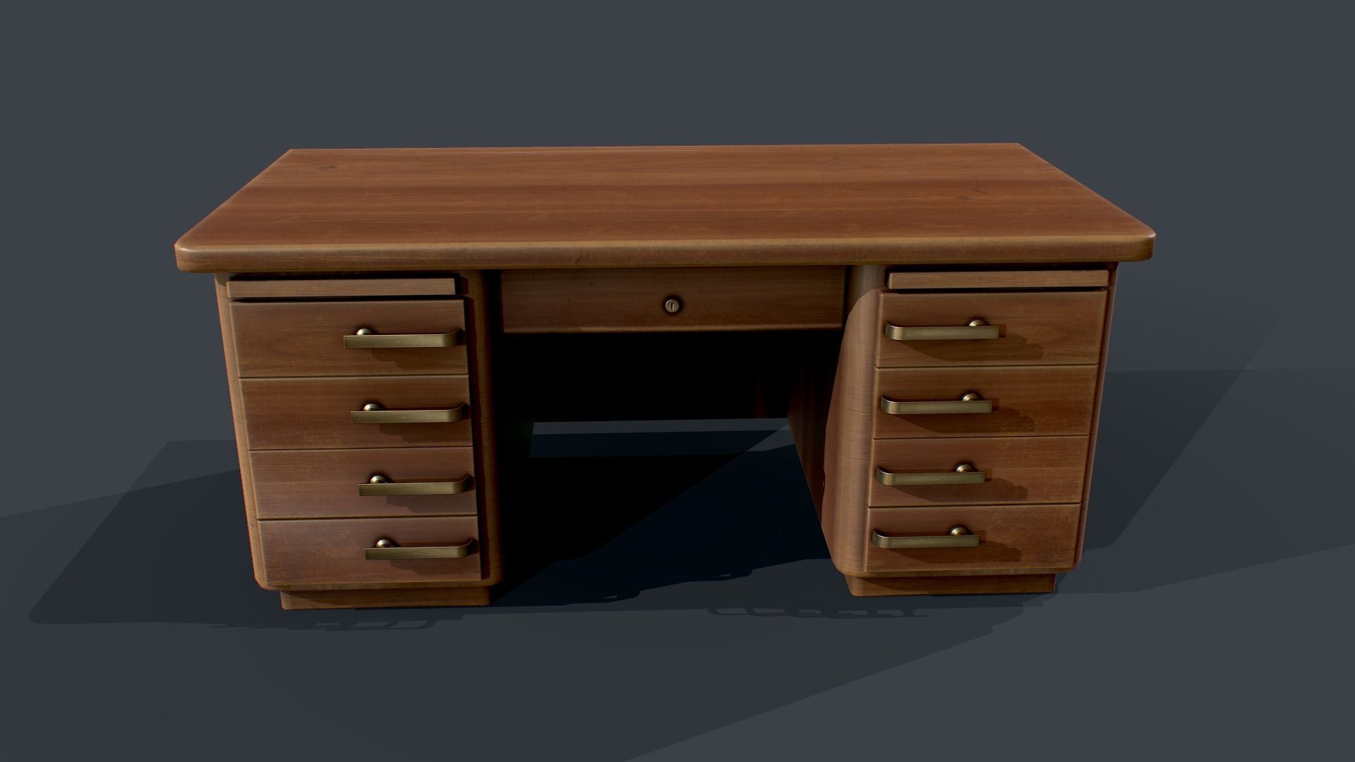 Desk Table Wooden free VR / AR / low-poly 3D model | CGTrader