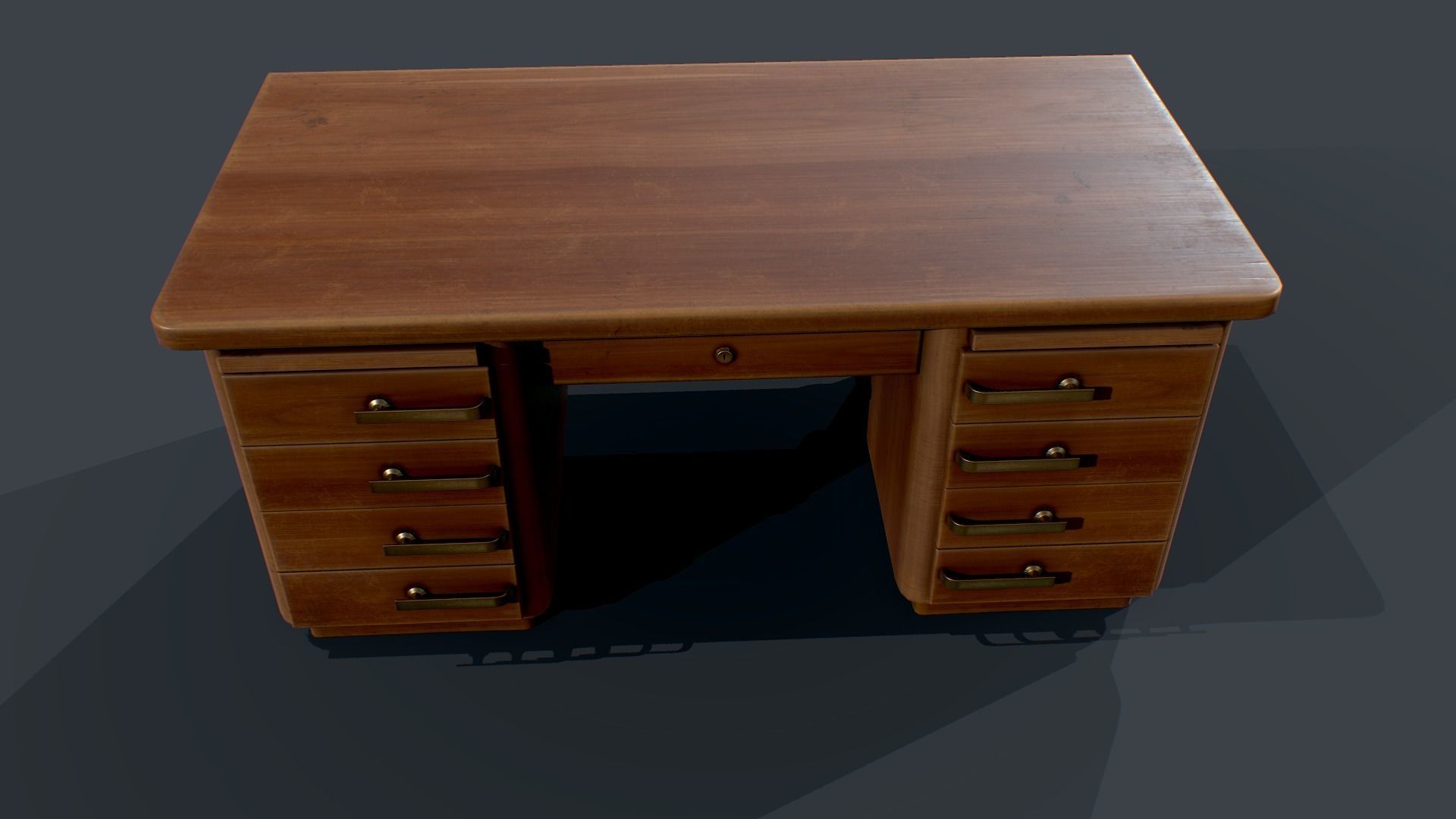 Desk Table Wooden free VR / AR / low-poly 3D model | CGTrader