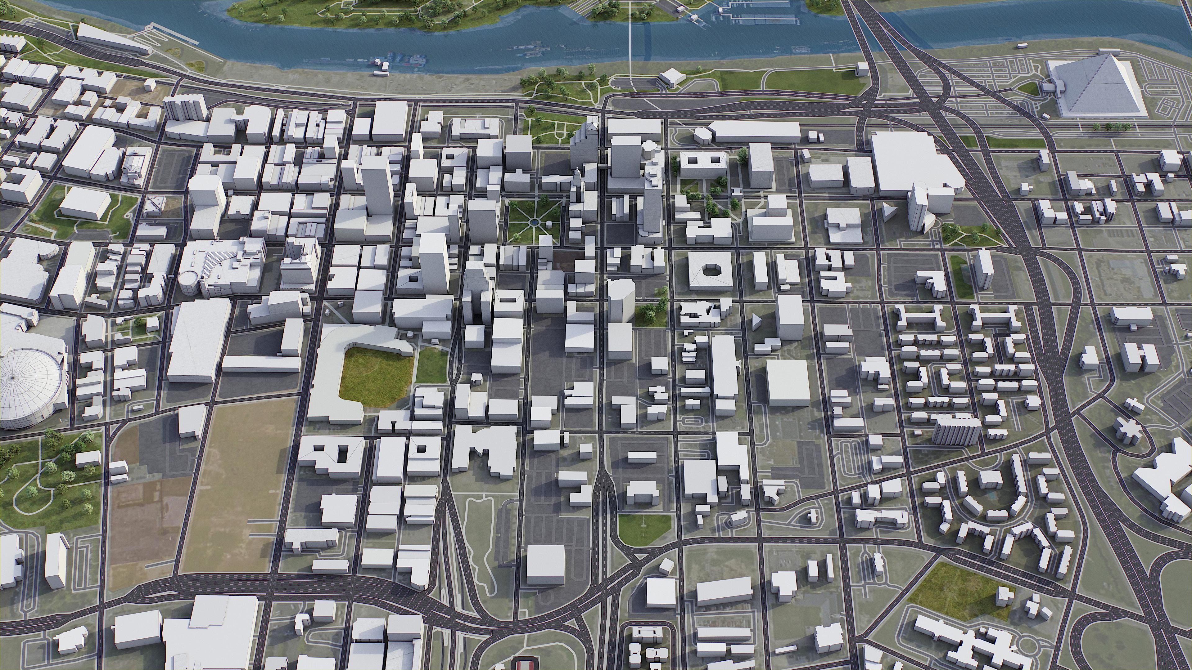 3D model Memphis VR / AR / low-poly | CGTrader