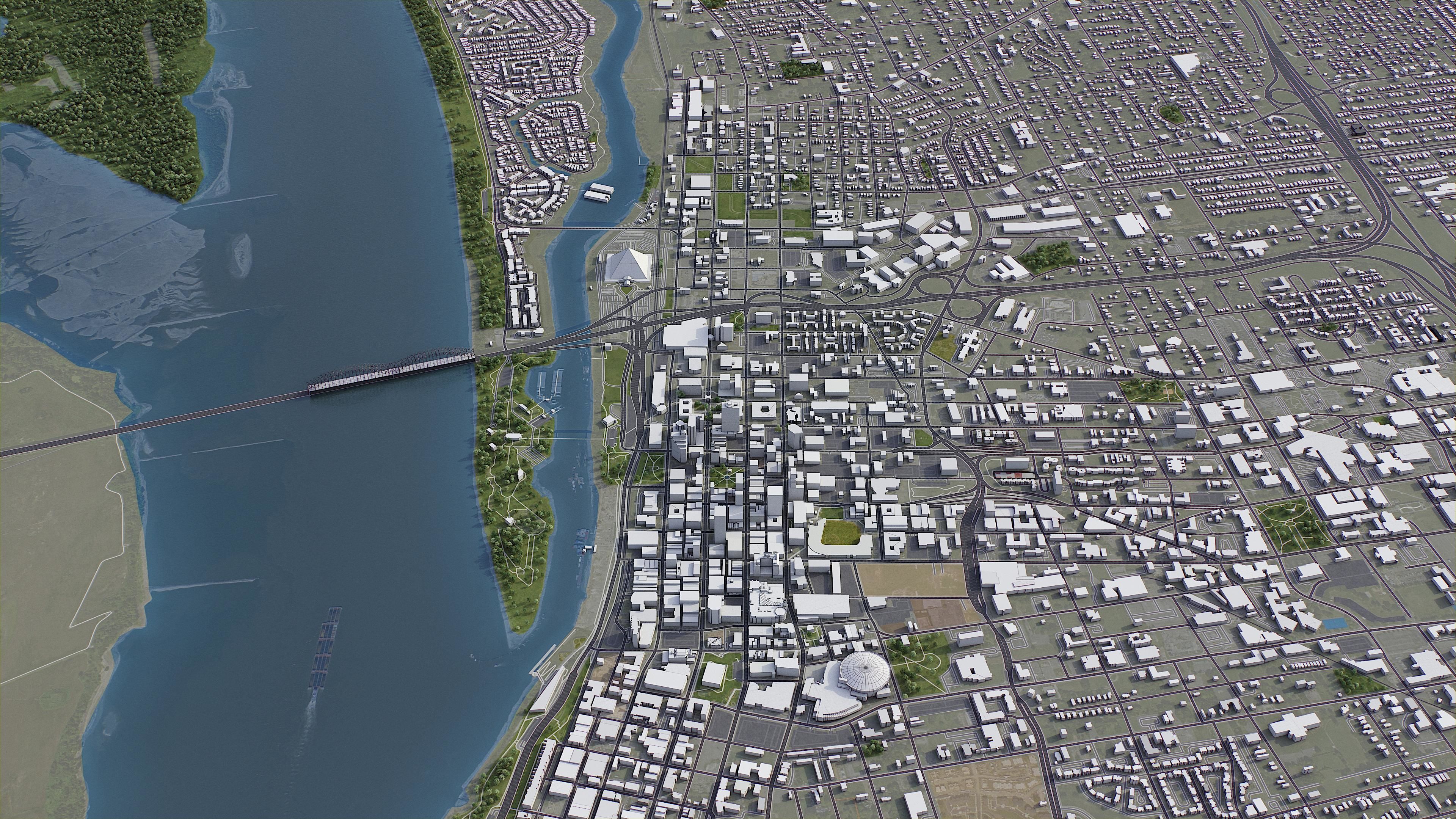 3D model Memphis VR / AR / low-poly | CGTrader