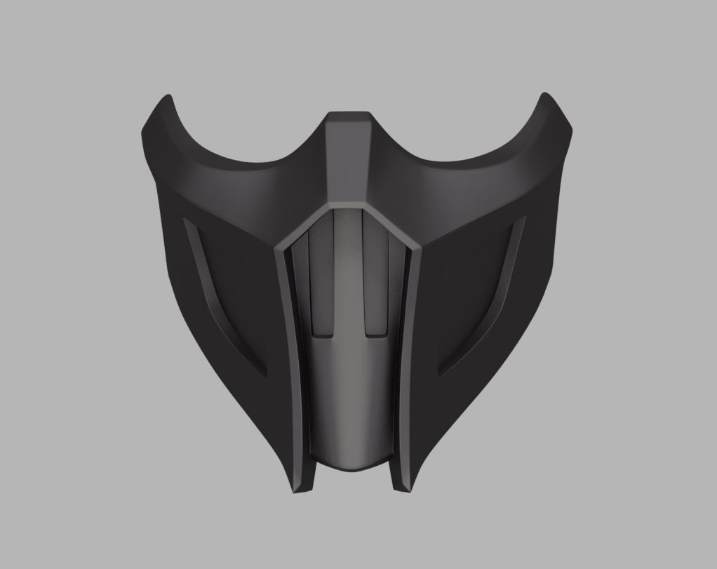 Noob Saibot mask for face from Mortal Kombat 9 and 11 3D model 3D ...