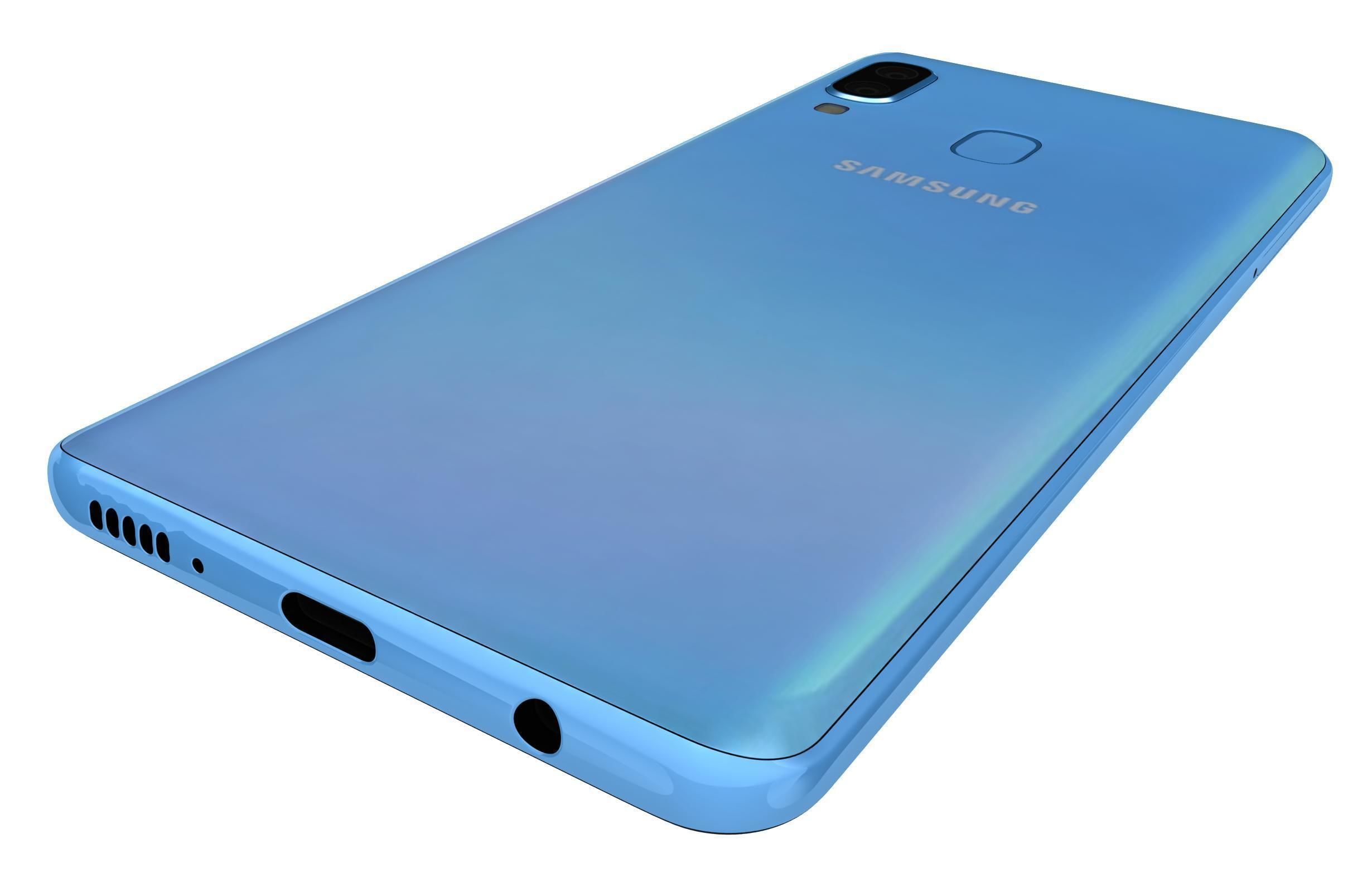 Samsung Galaxy A40 Blue 3D model | CGTrader