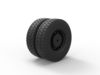 Rear wheel from truck 3D model 3D printable | CGTrader