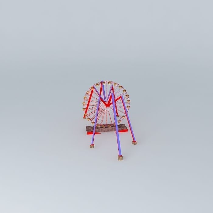 THE SPIDER toy ferris wheel 3D model | CGTrader