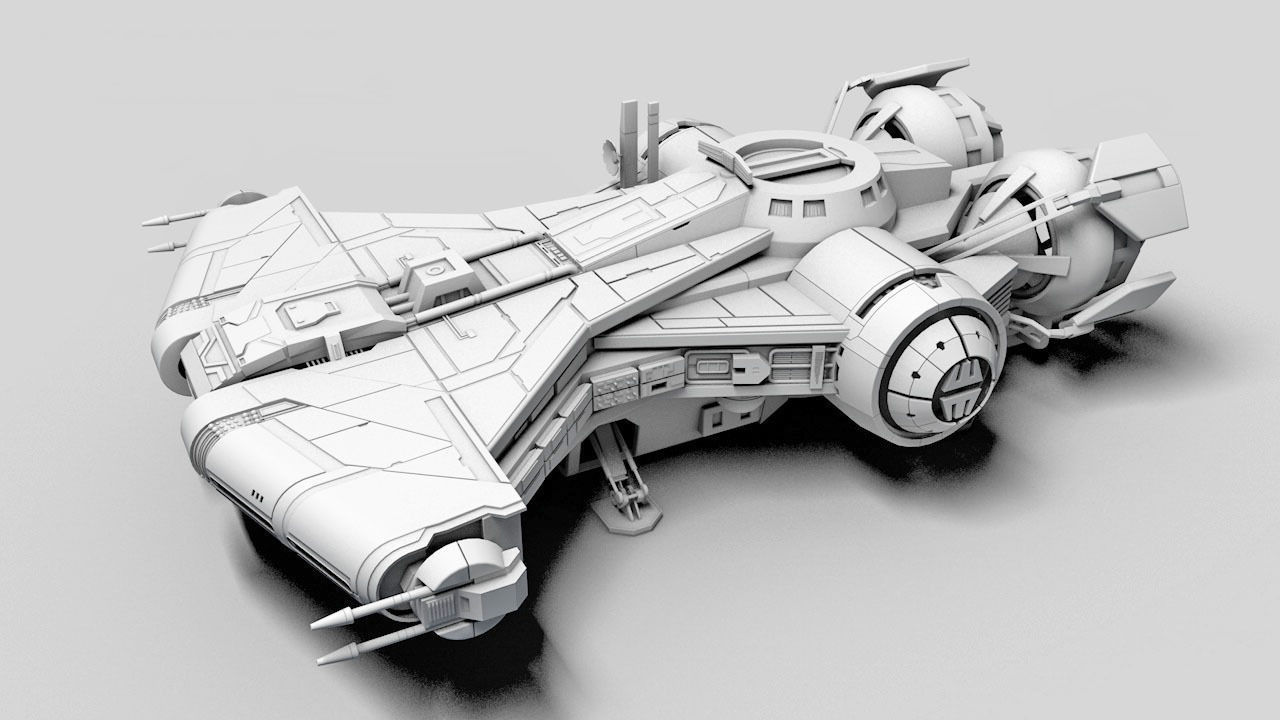 Star Wars Defender Class Light Corvette 3D model | CGTrader