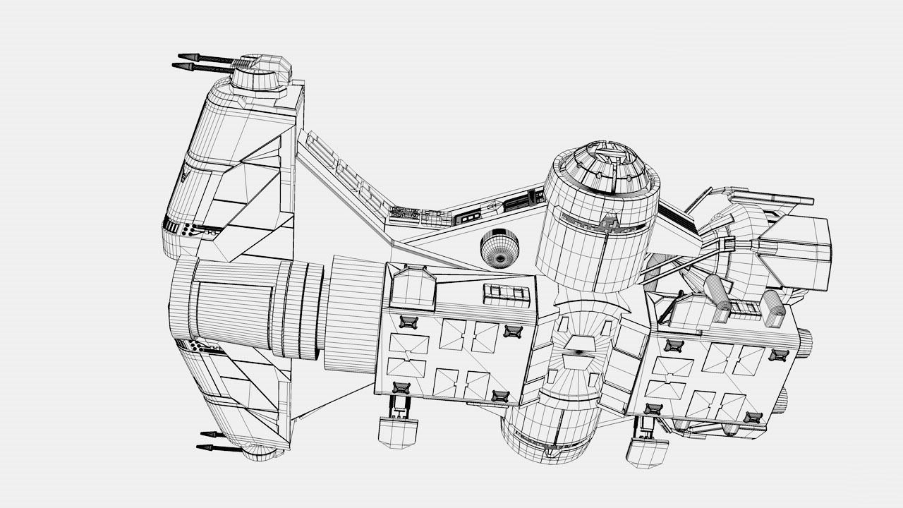 Star Wars Defender Class Light Corvette 3D model | CGTrader