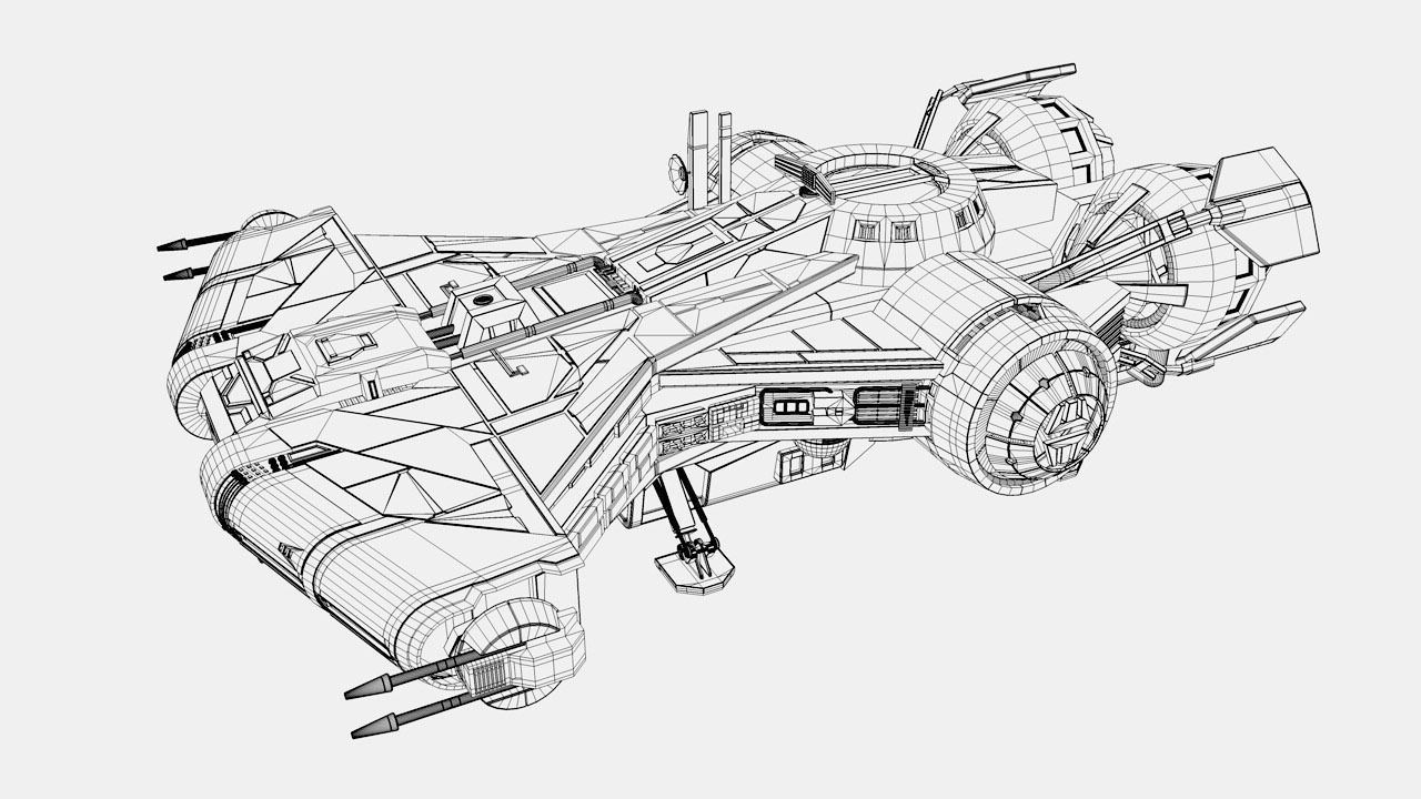 Star Wars Defender Class Light Corvette 3D model | CGTrader