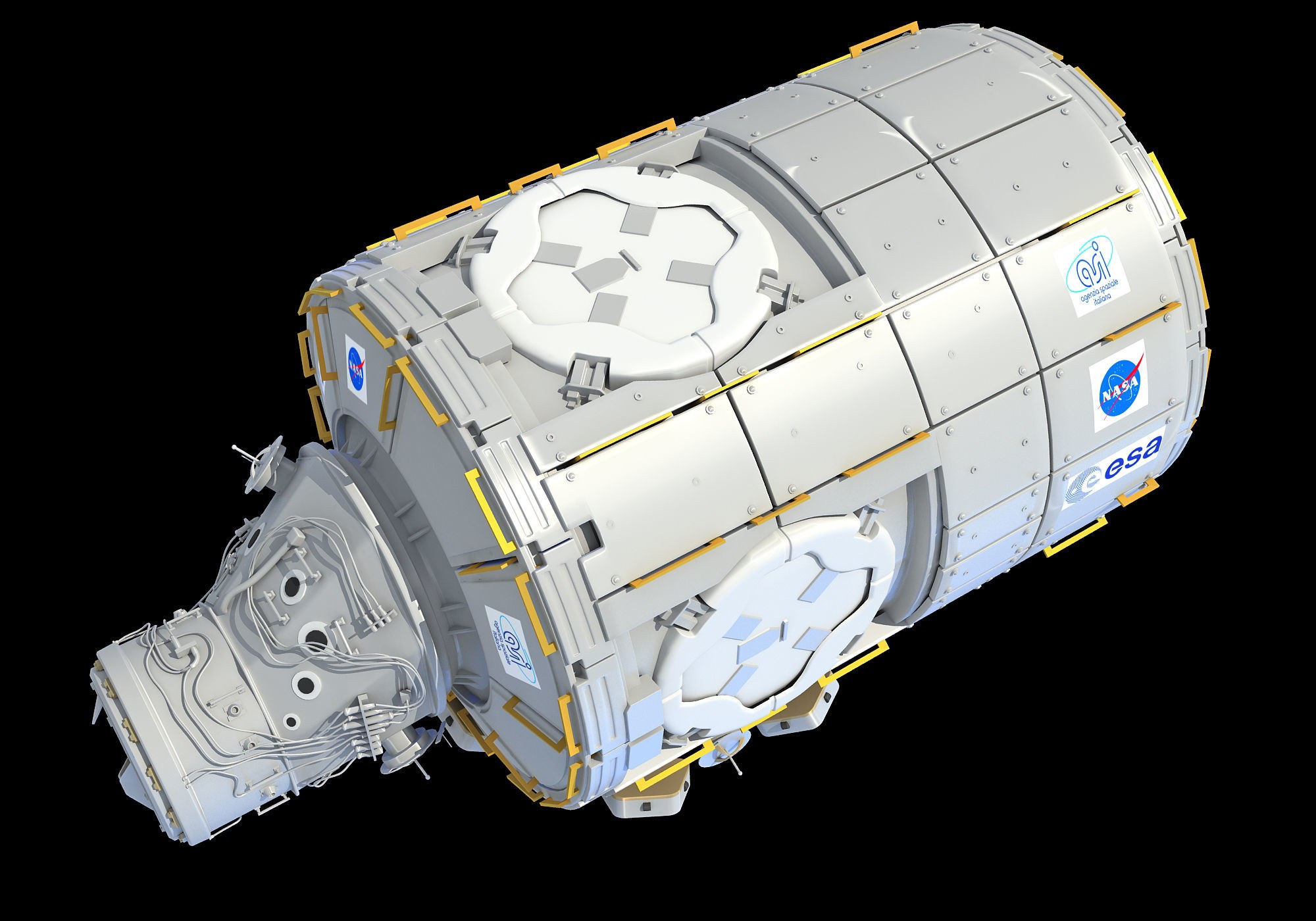 Harmony ISS Module 3D model | CGTrader