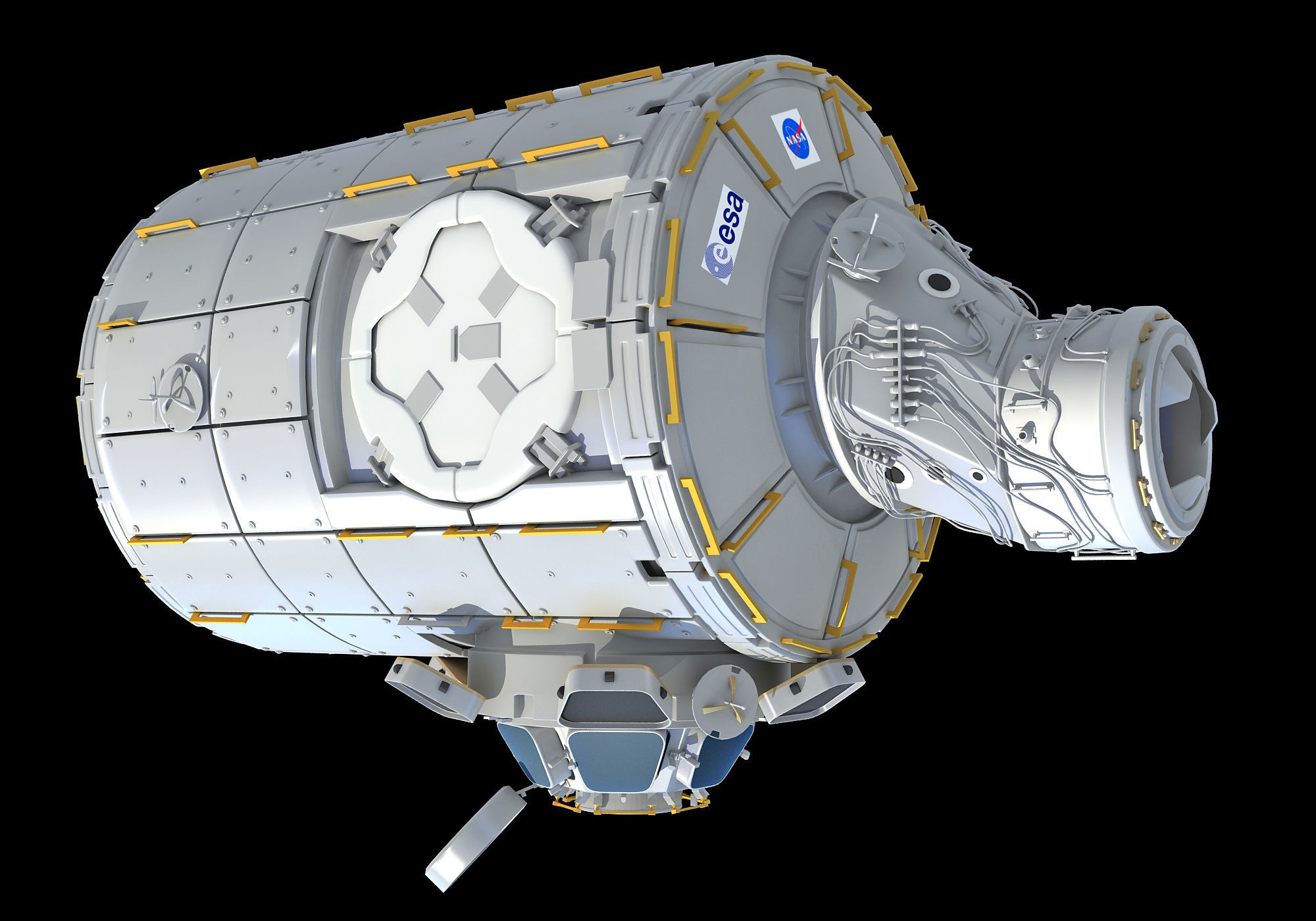 Harmony ISS Module 3D model | CGTrader