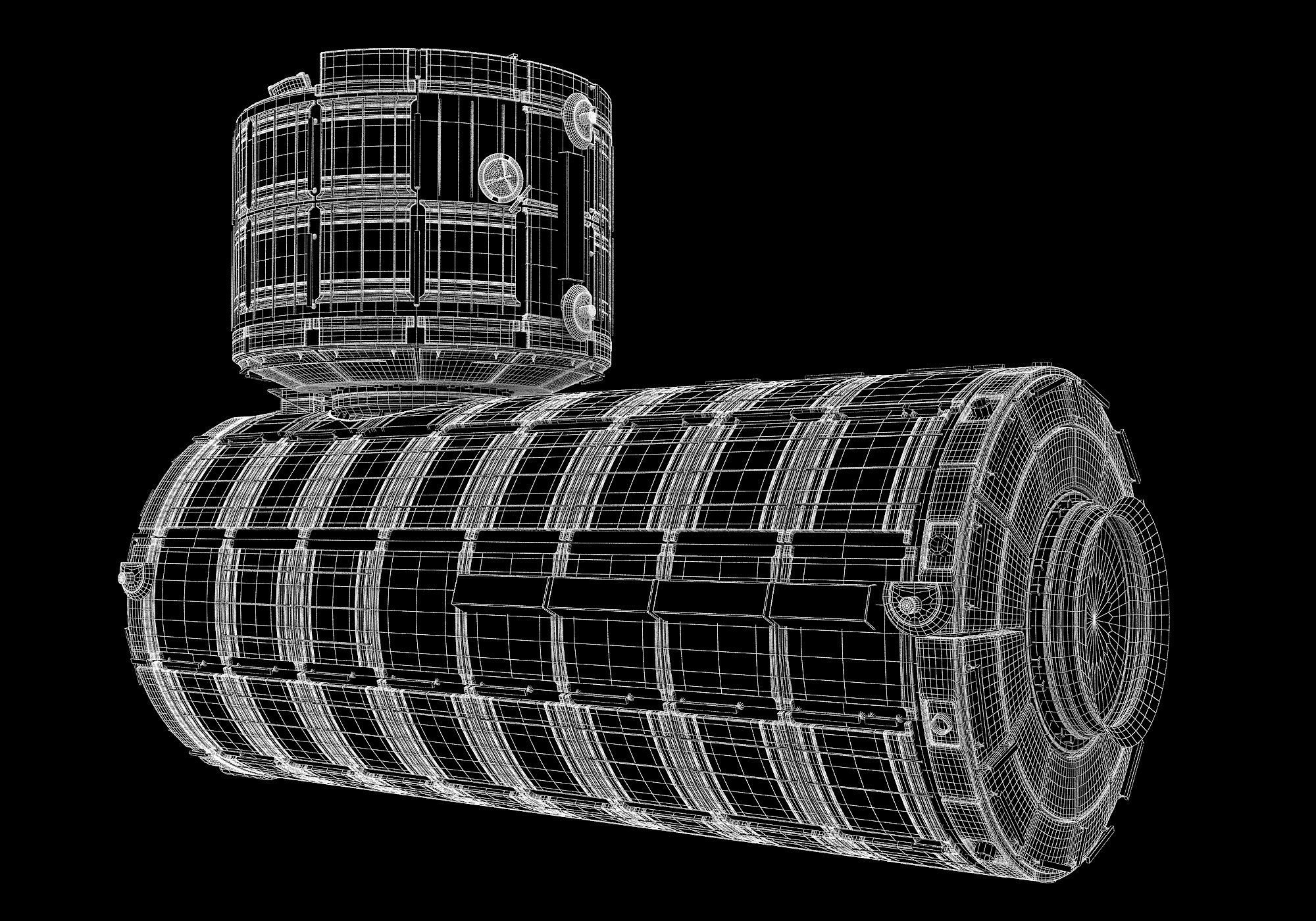 Japanese Experiment Module JEM Kibo 3D model | CGTrader