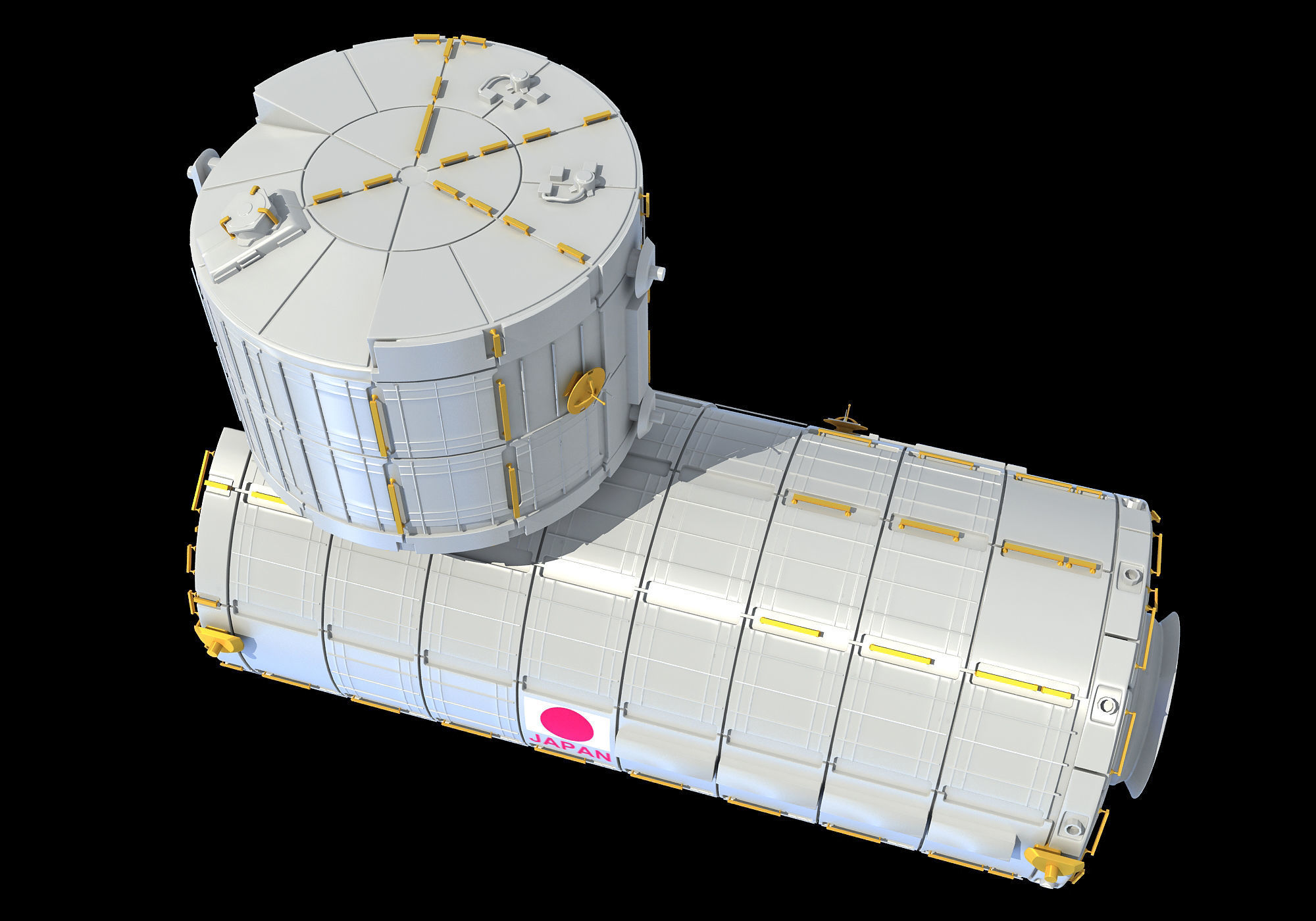 Japanese Experiment Module JEM Kibo 3D model | CGTrader
