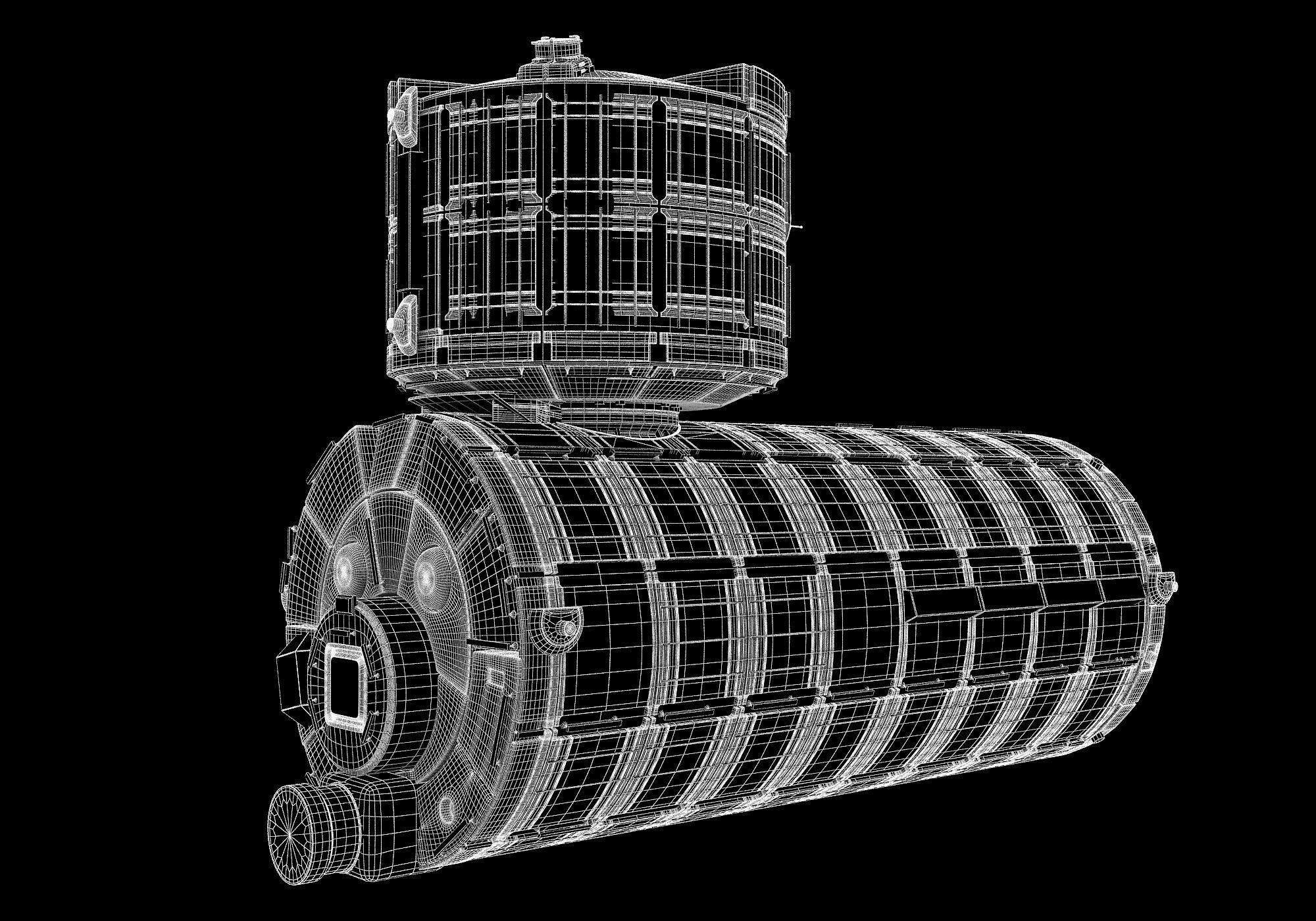 Japanese Experiment Module JEM Kibo 3D model | CGTrader