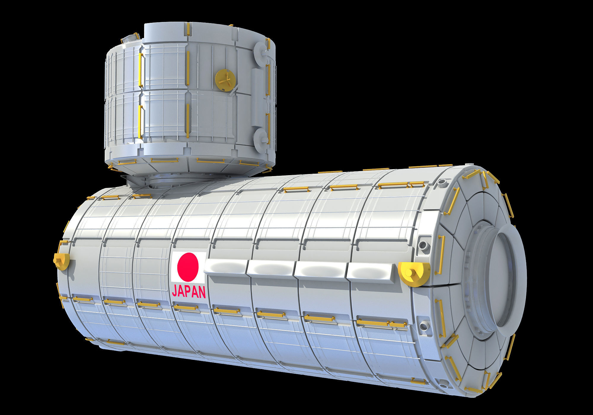 Japanese Experiment Module JEM Kibo 3D model | CGTrader