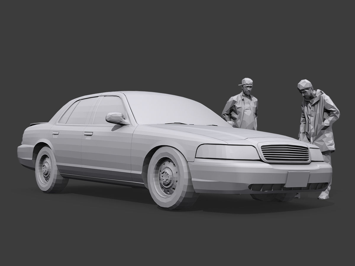 3D model Road Accident VR / AR / low-poly | CGTrader