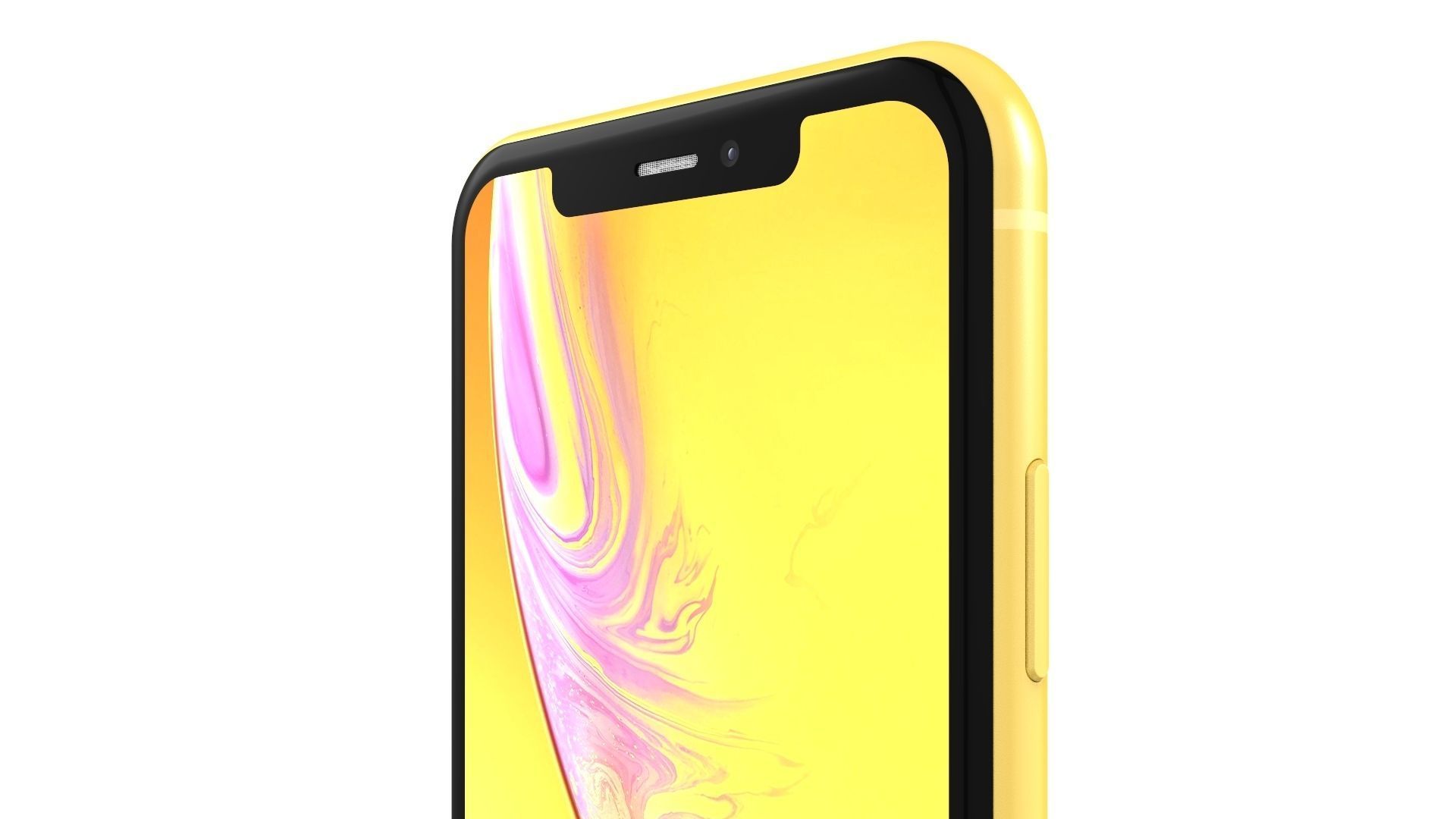 Apple iPhone XR Yellow 3D model | CGTrader