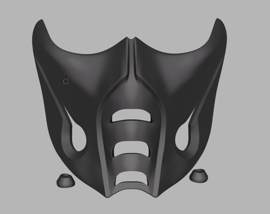Sub-Zero mask for face from Mortal Kombat 9 X 11 3D model 3D printable ...