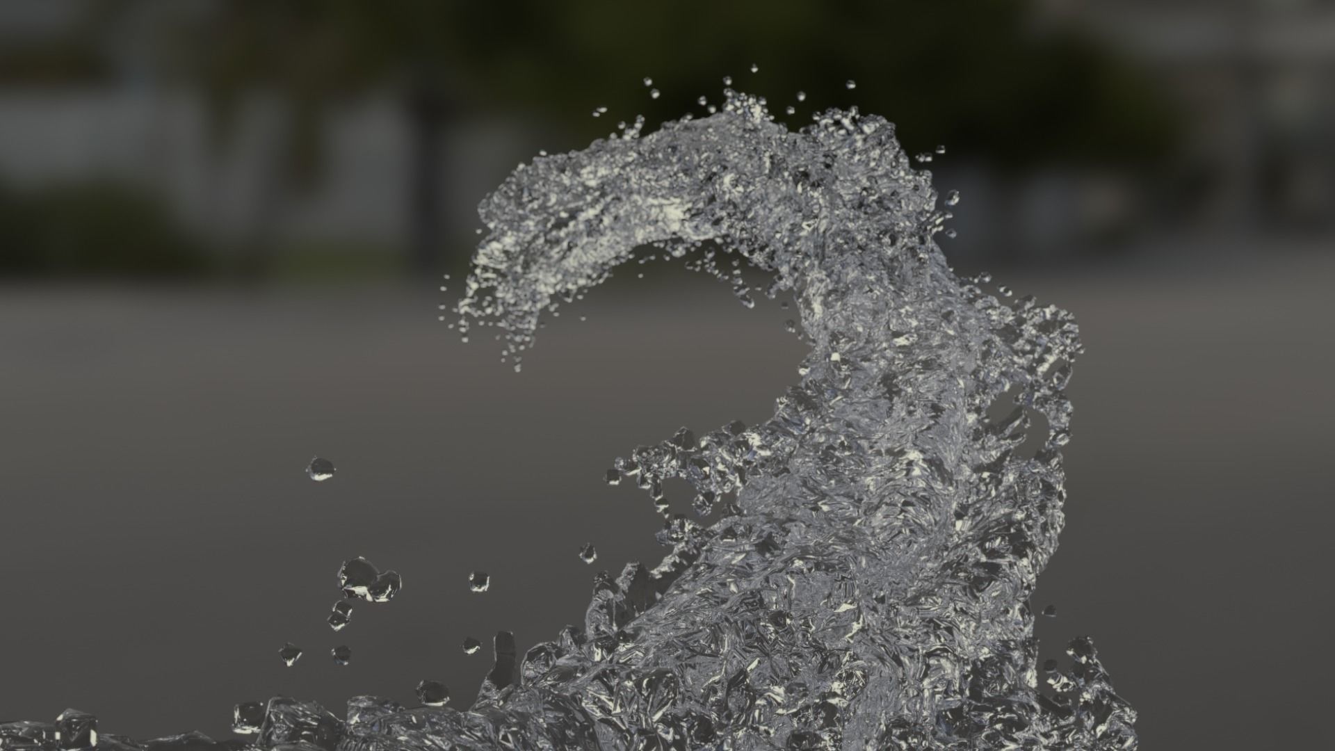 Animated fluid 3D model animated | CGTrader