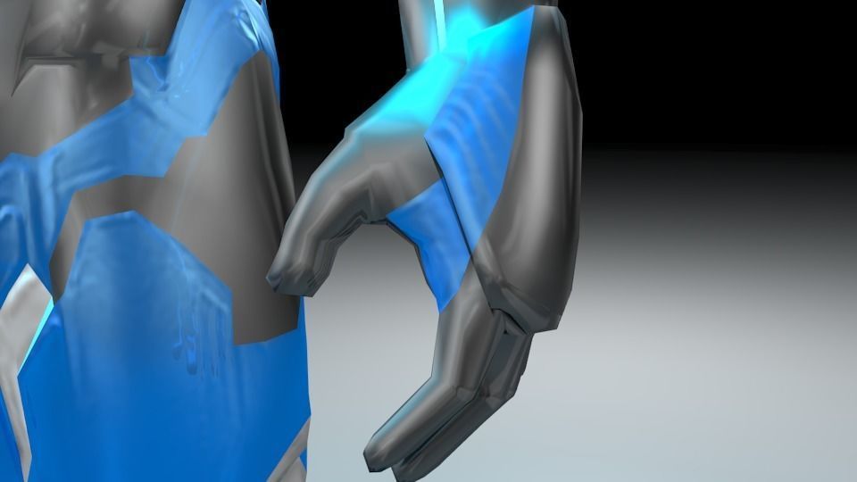 Mathveus Ultra - Mark 2 superhero costume 3D model rigged | CGTrader