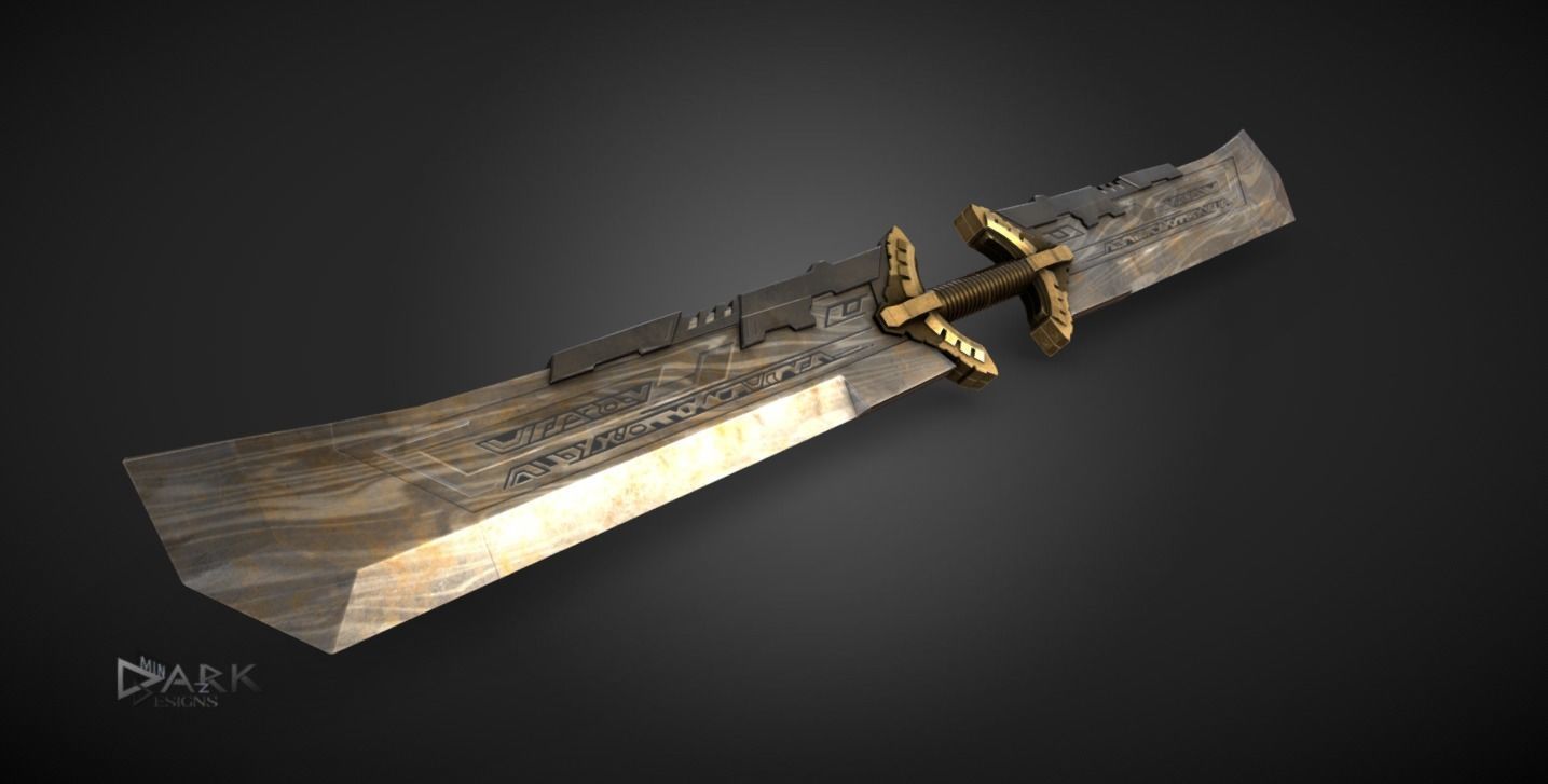 3D model Thanos Infinity Sword VR / AR / low-poly | CGTrader