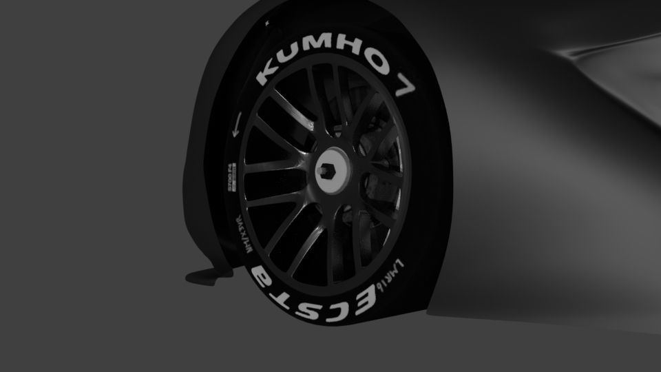 3D model Racing wheels Kumho tires VR / AR / low-poly | CGTrader
