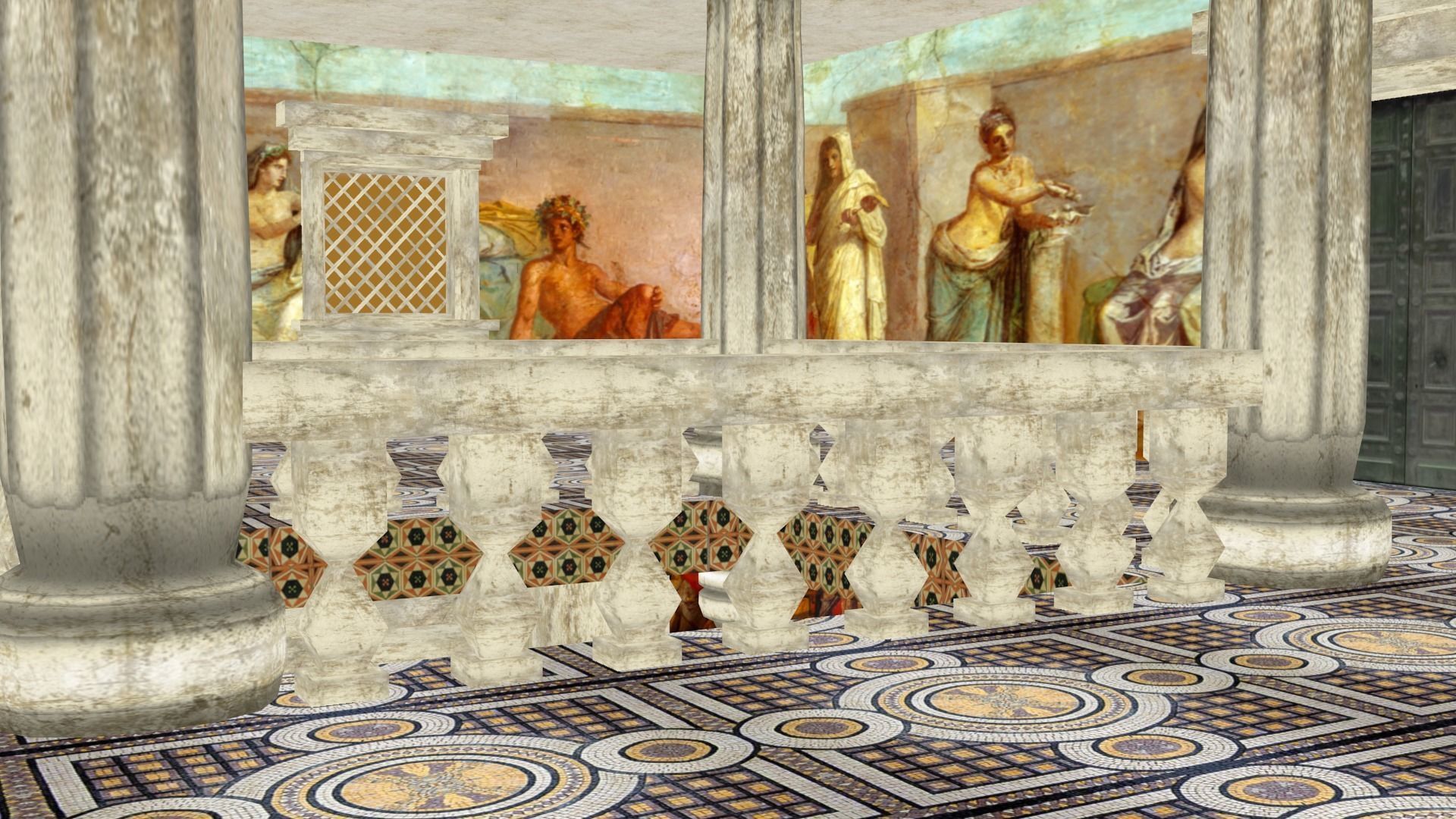 Roman house 3D model | CGTrader