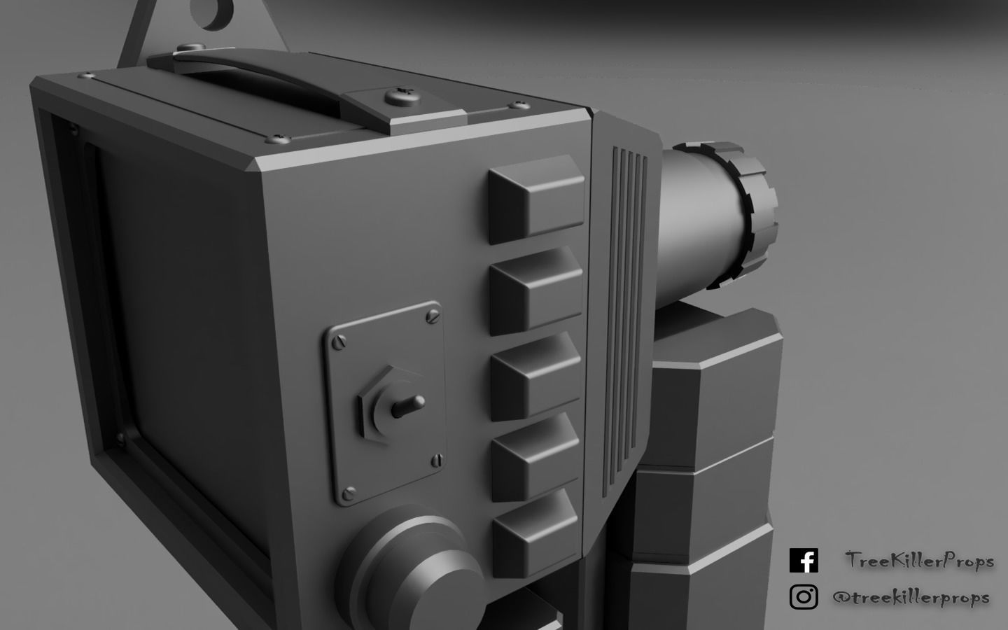 Alien Isolation Motion Tracker Scanner for Cosplay 3D model 3D ...