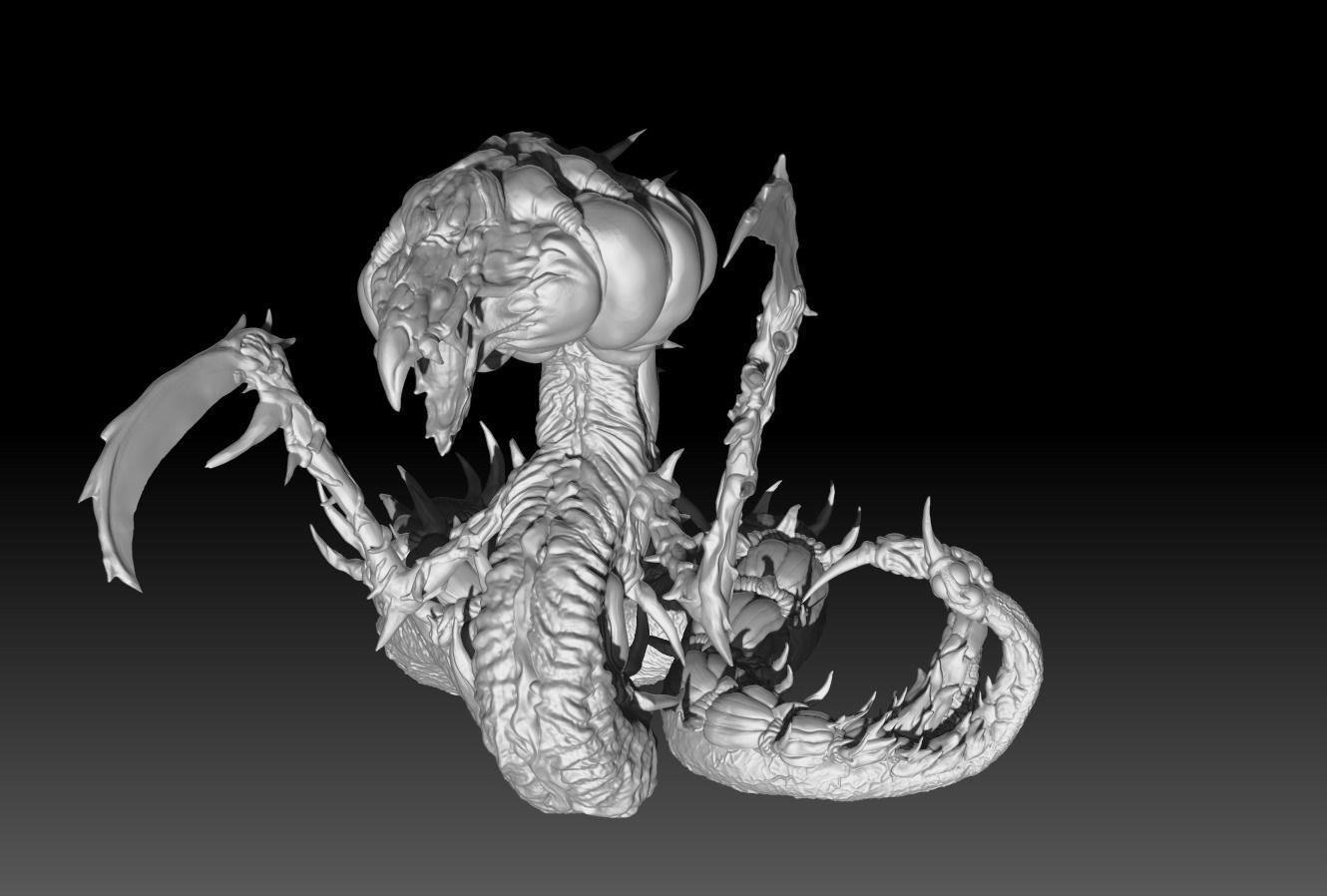 Sliver Queen MTG 3D model 3D printable | CGTrader
