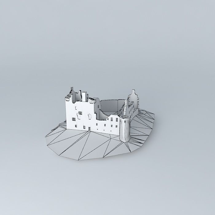 Ruined castle free 3D model | CGTrader