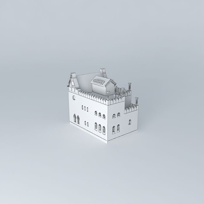 Small Castle free 3D model | CGTrader