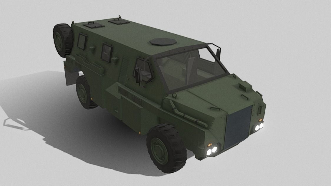 3D model Bushmaster APC Lowpoly VR / AR / low-poly | CGTrader