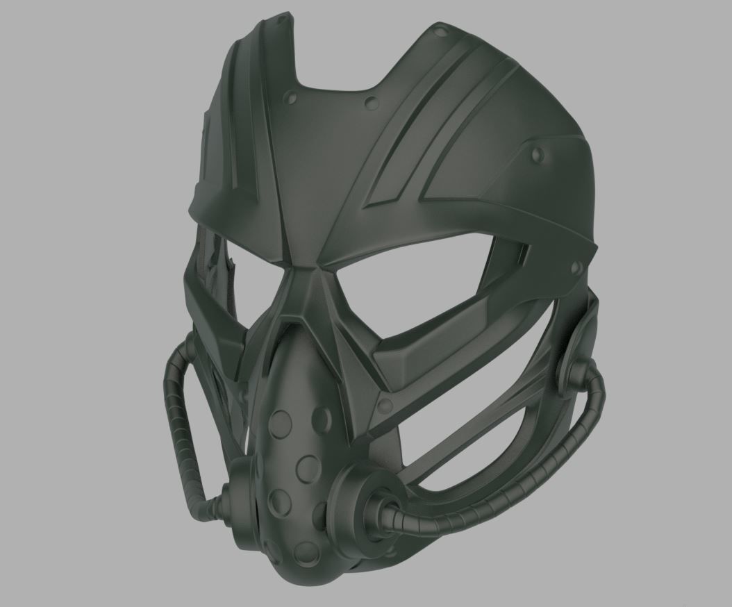 Kabal mask for face from Mortal Kombat 11 3D model 3D printable | CGTrader